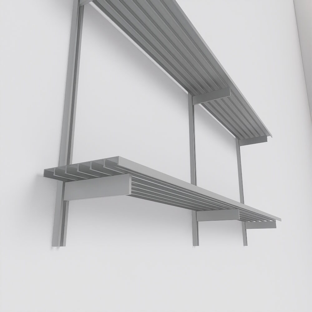 Modern Shelving Modern Shelving Aluminaire - All Aluminum Shelving ...