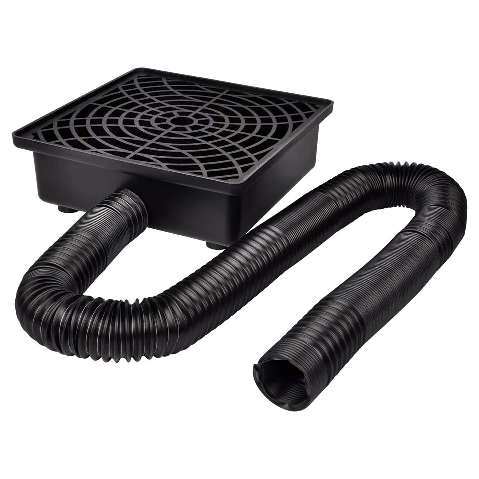 Etokfoks 1 Piece 12 x 12 Inch Low Profile Catch Basin with 2 Inch ID ...