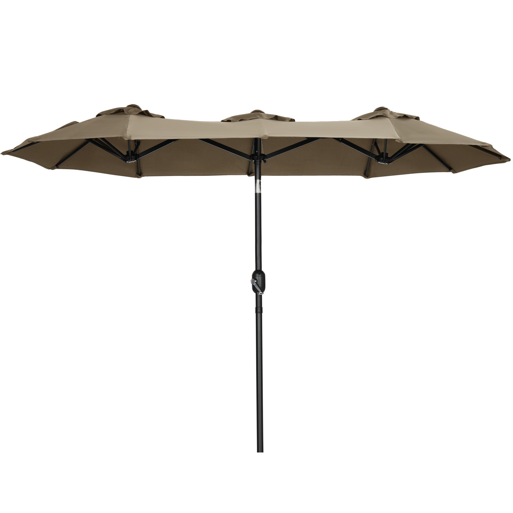 Afoxsos Double sided patio umbrella 11225 in L x 5775 in W x 8925 in H ...