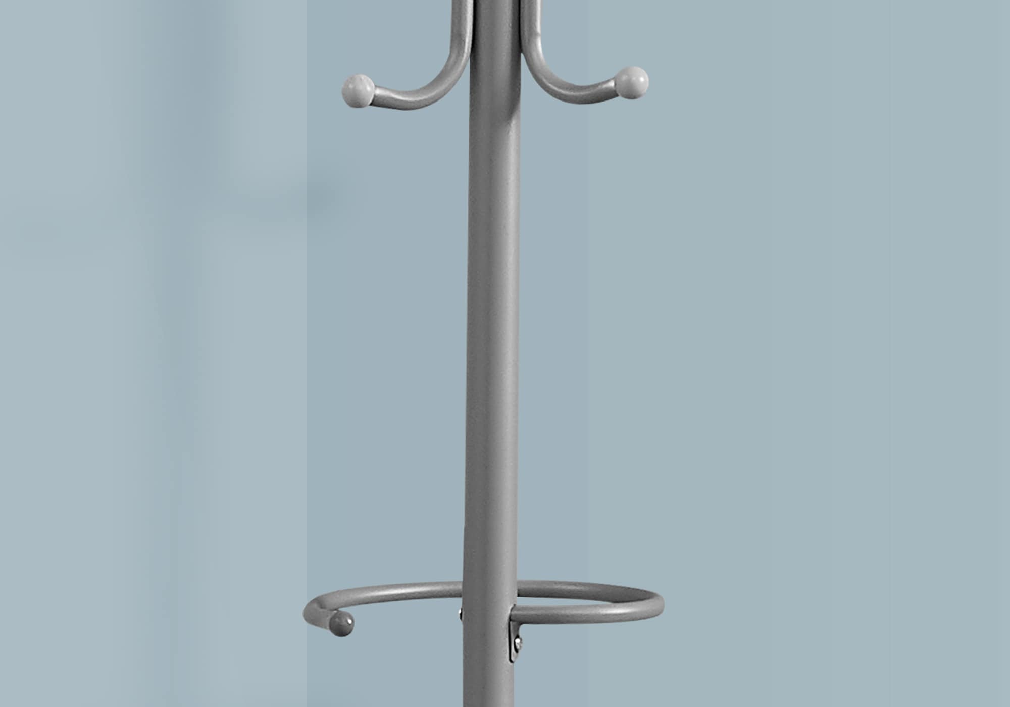 LUXEYARD Coat Rack Hall Tree Free Standing Hanging Bar 6 Hooks Entryway ...