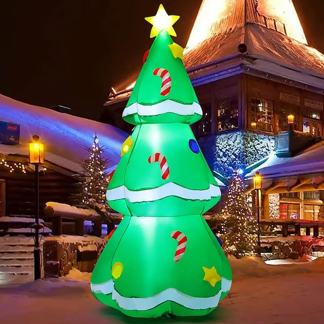 Goosh 5 Ft Lighted Christmas Tree S Christmas Inflatable Dj Sd 27182
