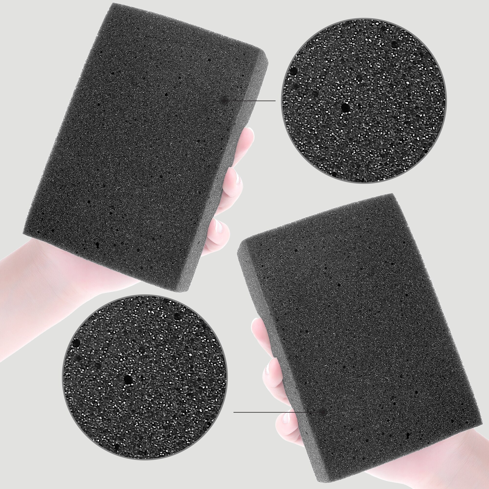 Unique Bargains Sponges Cleaning Eraser 3pcs Kitchen Sponge for Dish ...