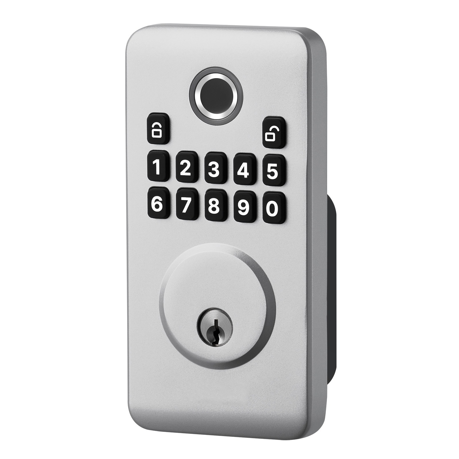 Mecale Fingerprint Biometric Deadbolt Door Lock Aluminum Alloy IP55 ...