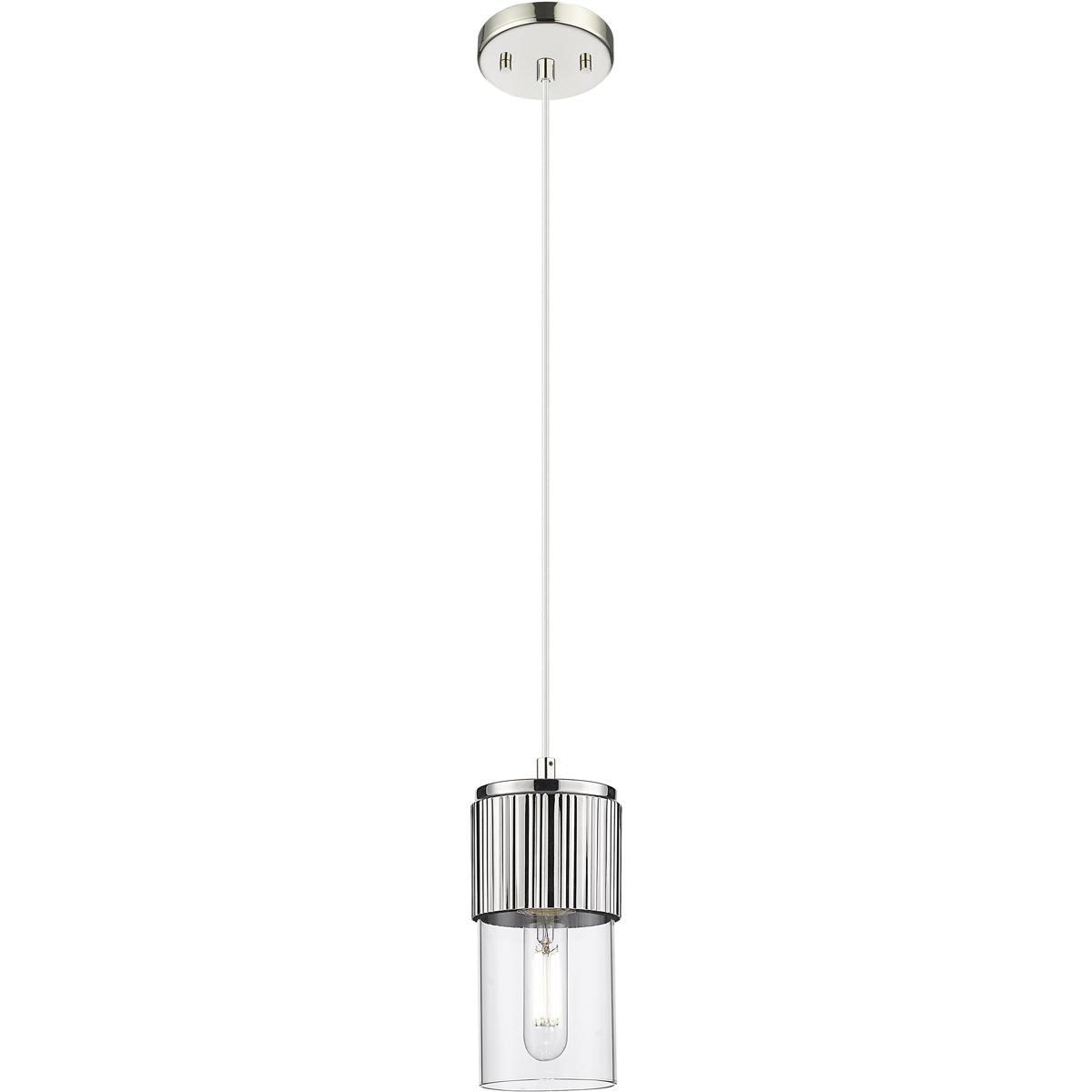 Innovations Lighting 428-1P-PN-G428-7CL Downtown Urban Bolivar Pendant ...