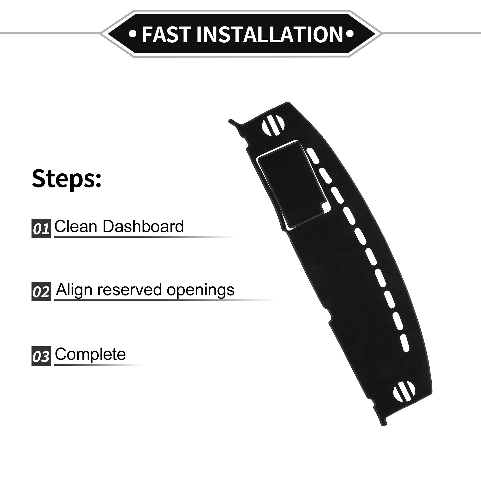 Unique Bargains Dash Cover Compatible for Toyota FJ Cruiser 2007-2017 ...