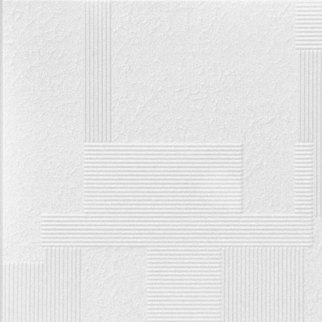 A La Maison Ceilings 1.67-ft x 1.67-ft Vectors Plain White Polystyrene ... A La Maison Ceilings 1.67-ft x 1.67-ft Vectors Plain White Polystyrene ...