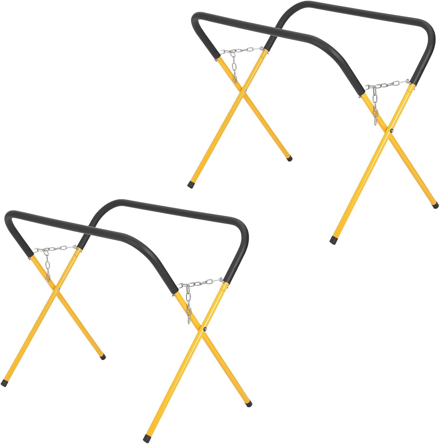 GAOMON 2 Pack Heavy Duty Folding Workbench- Low Carbon Steel Portable ...