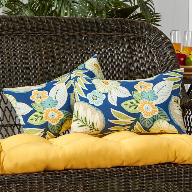 Greendale Home Fashions 2-Pack Floral Marlow Rectangular Lumbar Pillow ... Greendale Home Fashions 2-Pack Floral Marlow Rectangular Lumbar Pillow ...