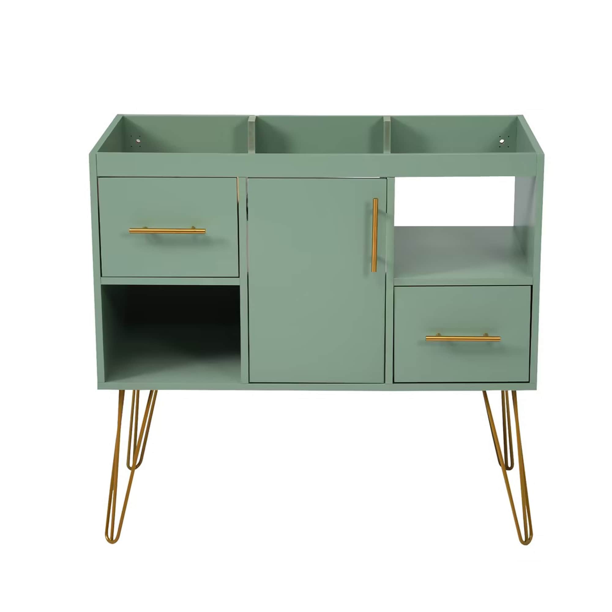 ModernLuxe Assembly Required 36inch Bathroom Vanity without Sink Modern ...