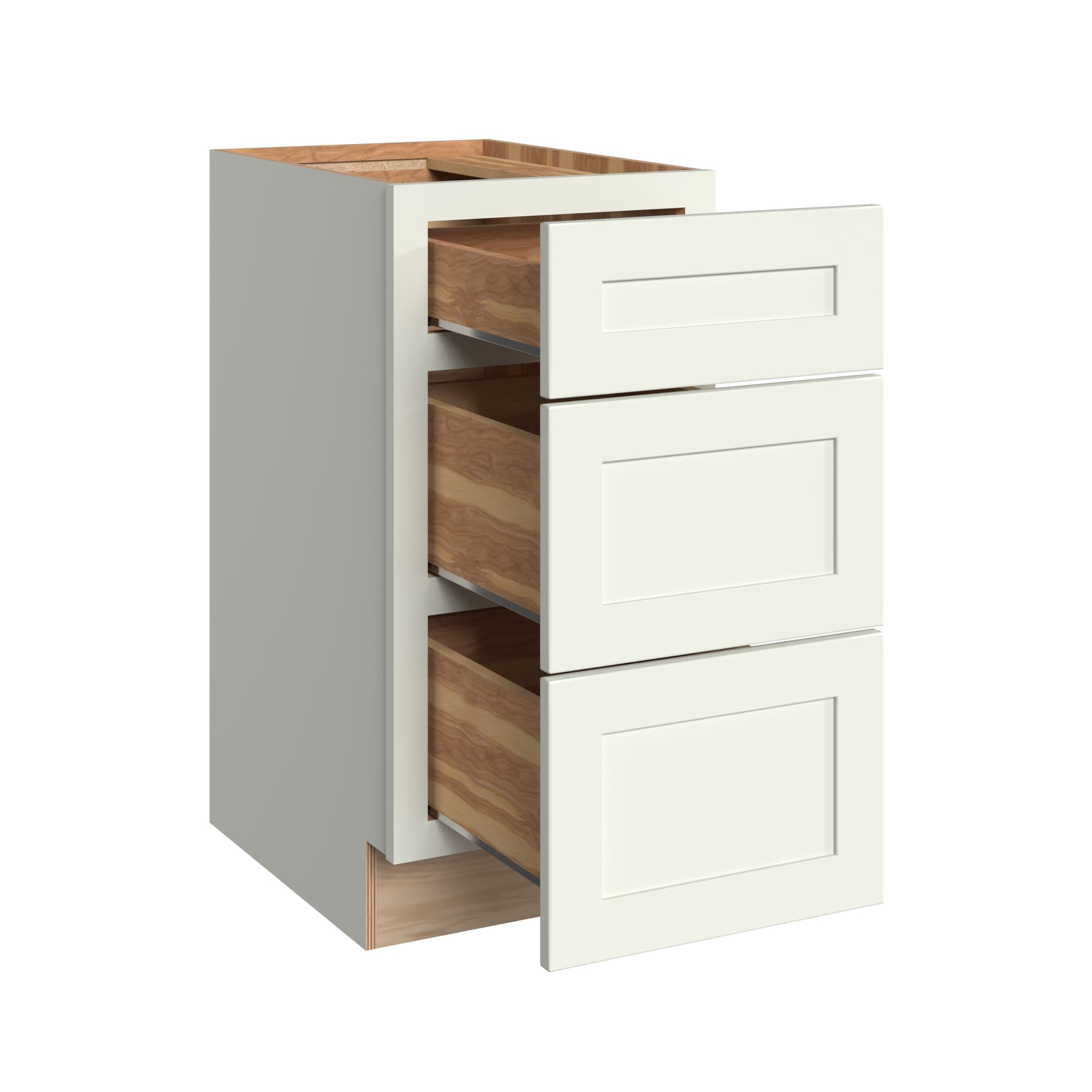 KraftMaid Momentum Deveron 15-in Dove White Bathroom Vanity Base ...
