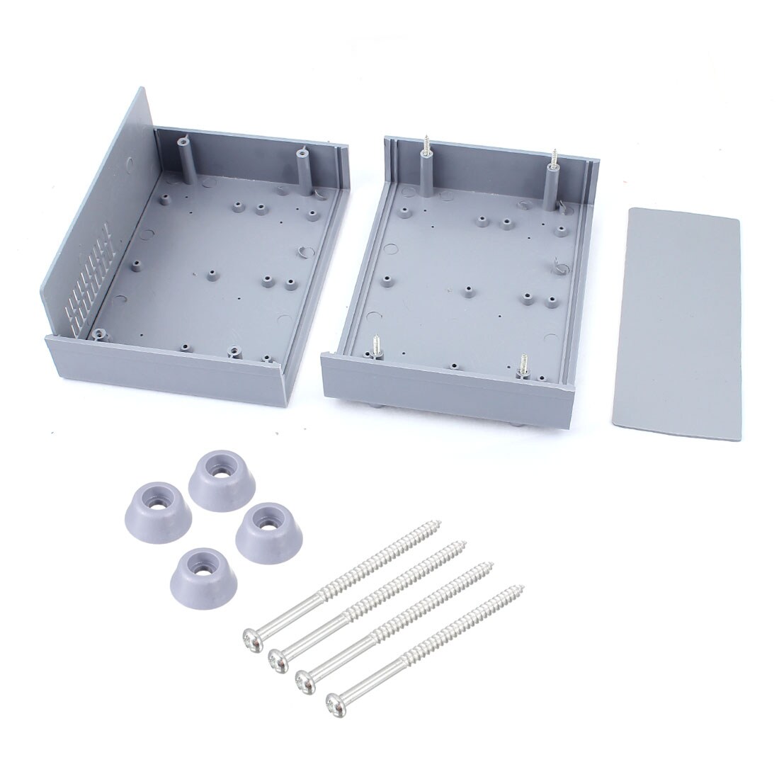 Unique Bargains 165mmx120mmx68mm Gray Enclosure Case DIY Electronic ...