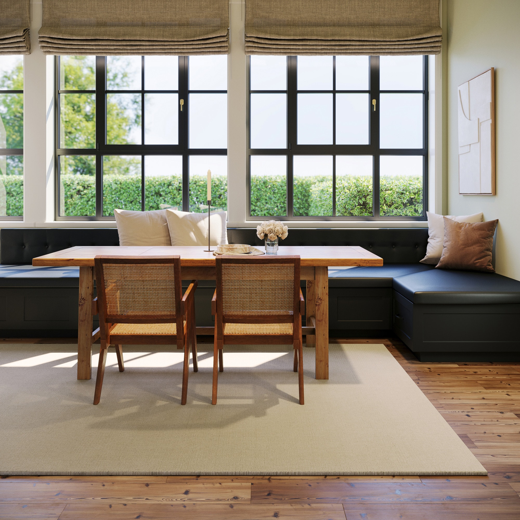 Rugs USA Nate Berkus Crosby Solid Wool Cozy Area Rug in the Rugs ...
