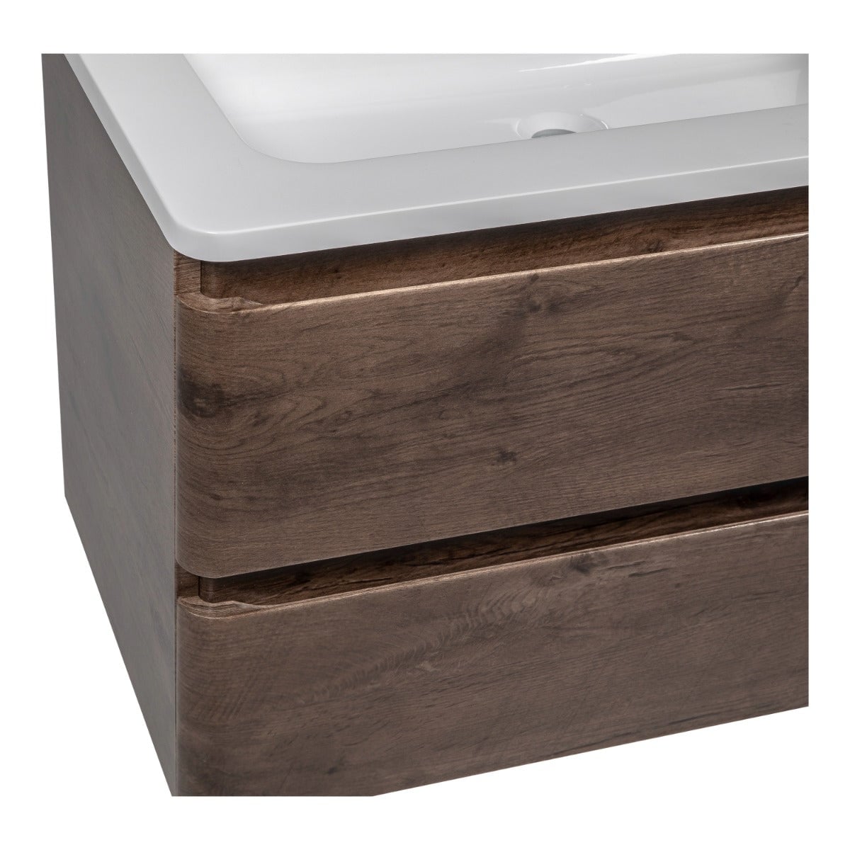 Bath Oasis Modern Wall-Mounted Bathroom Vanity with Washbasin - Comfort ...