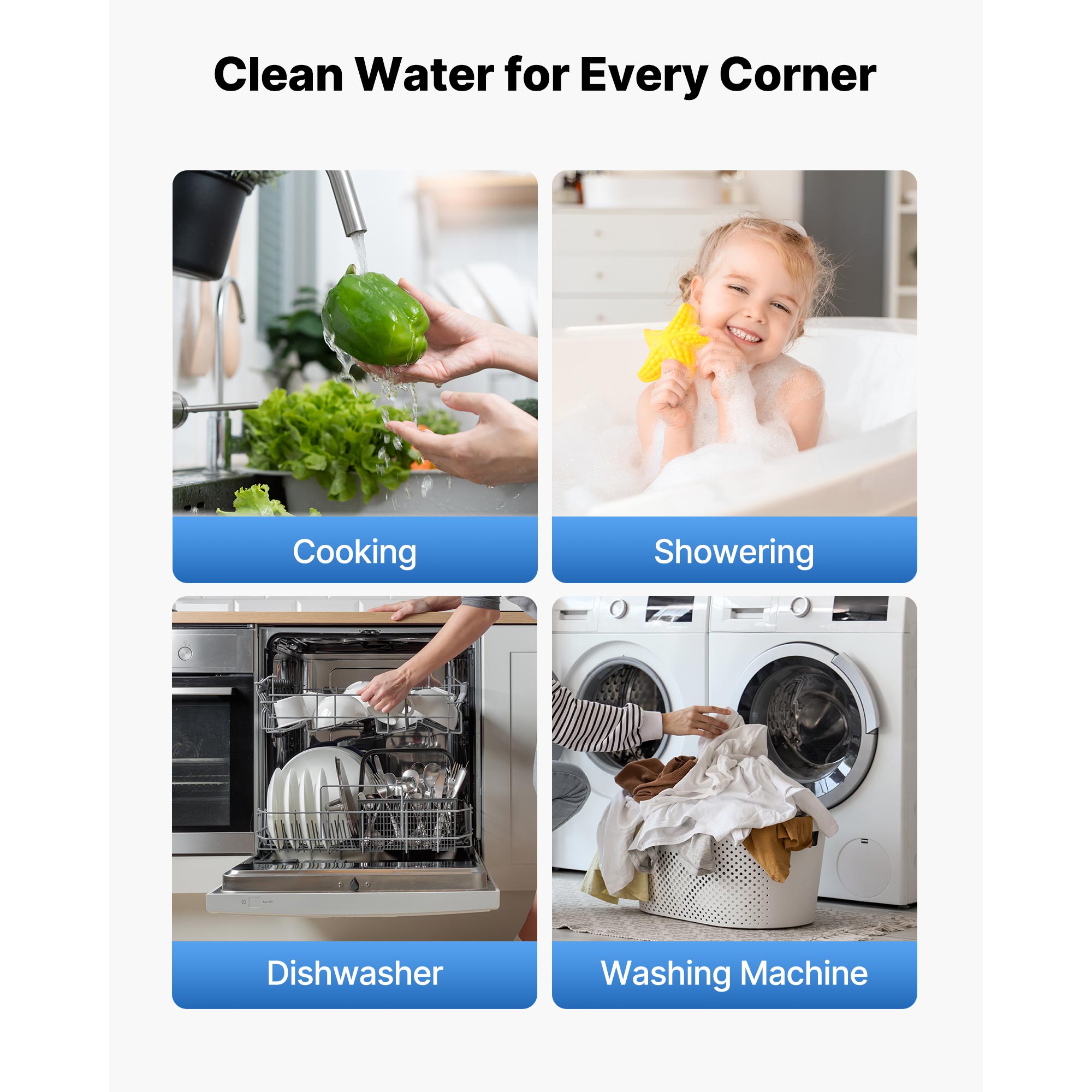 VEVOR Whole House Water Filter System 3 Stage Sediment PHO CTO 4.5in x ...