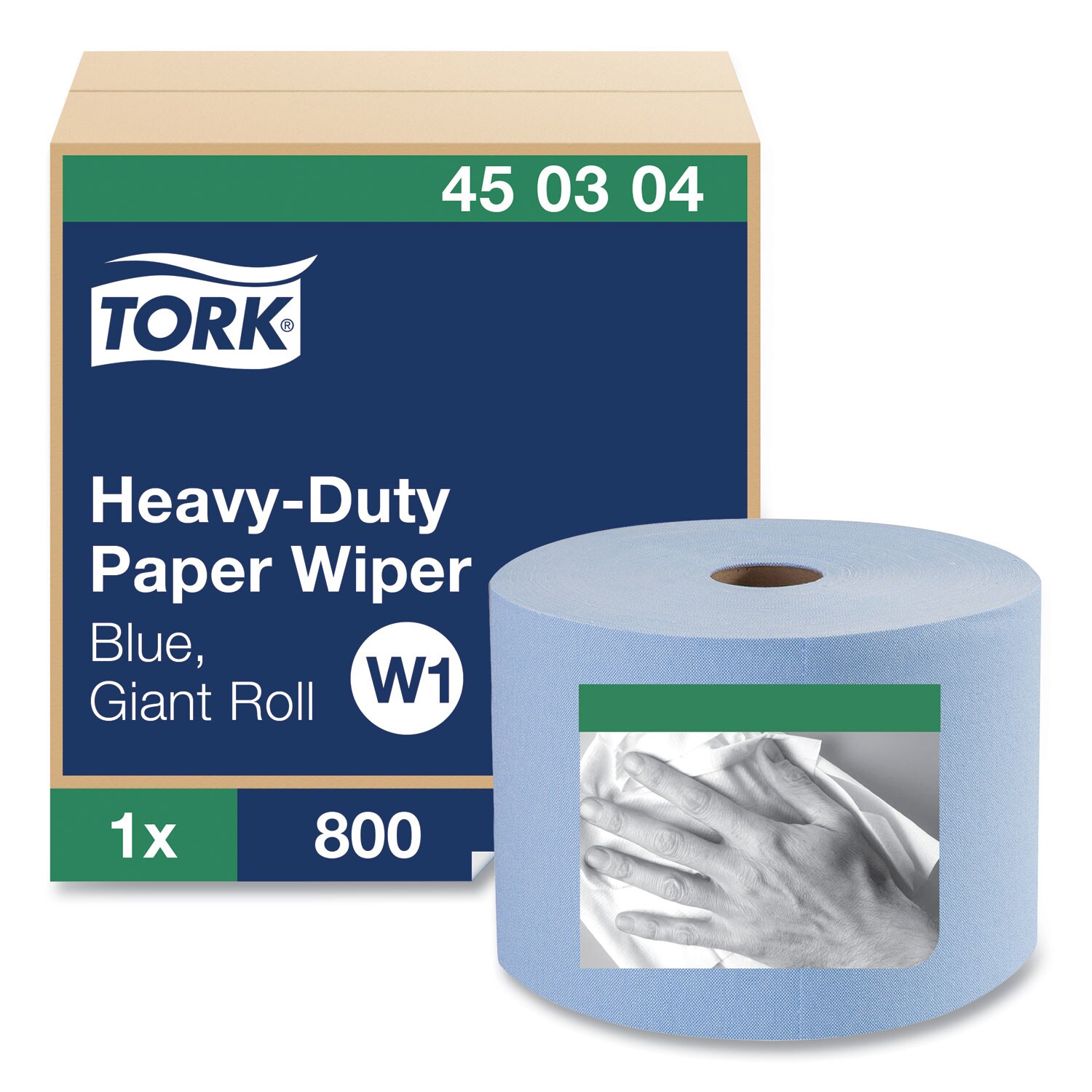 TORK Heavy Duty Paper Wiper 1 Ply 11.1x 800 ft Blue in the Paper Towels ...