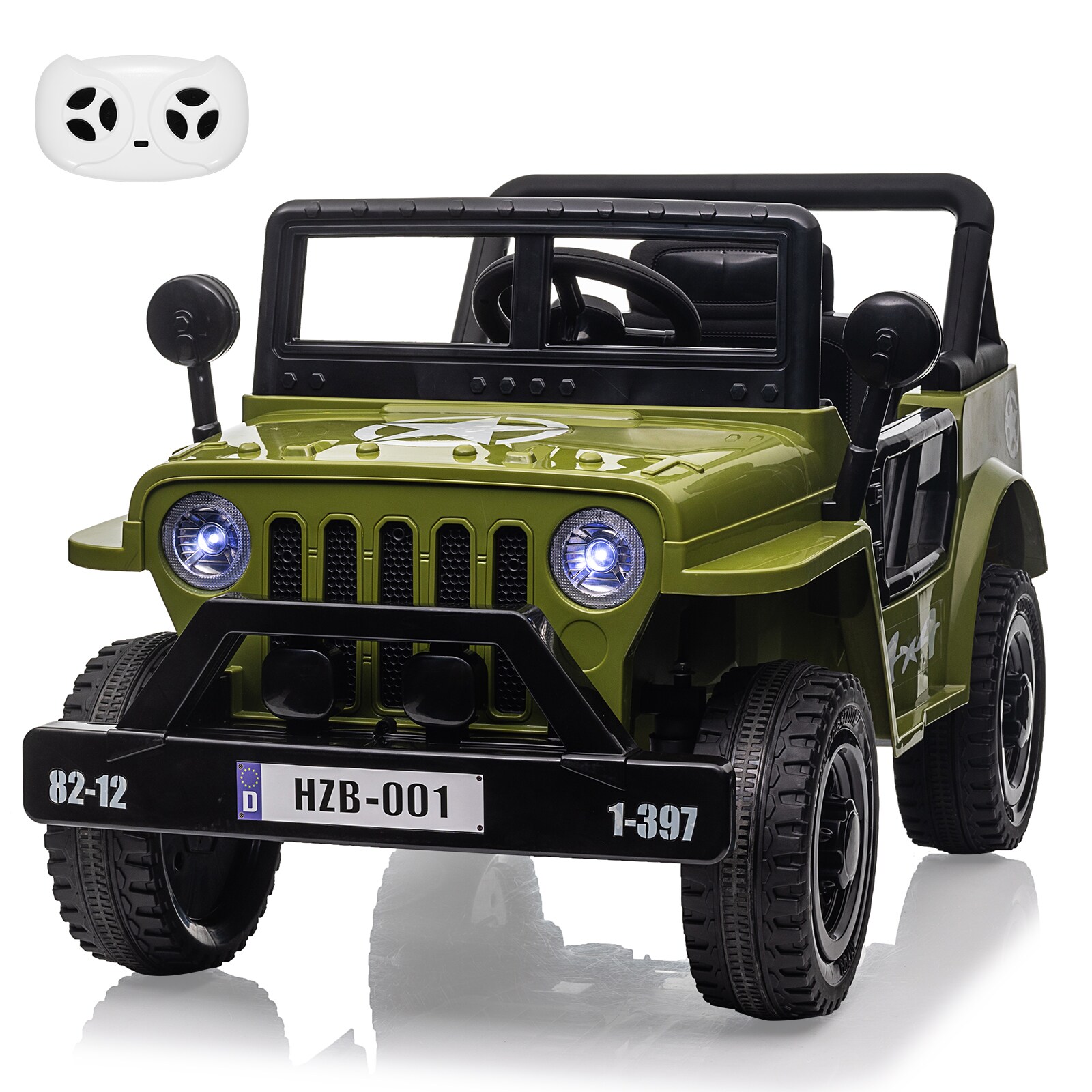 Der Rose 12V Kids Ride On Tundra Style Electric Car With Remote Control ...