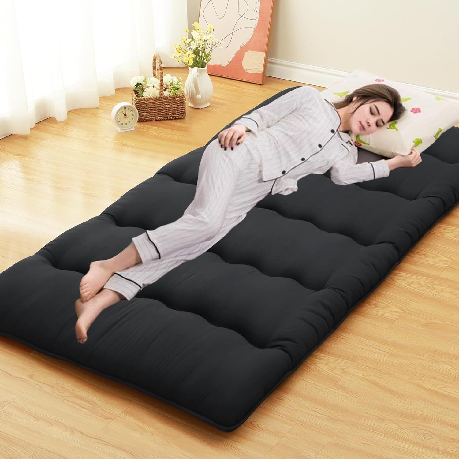 Garvee Japanese Futon Mattress Twin Size Foldable Japanese Style Floor ...