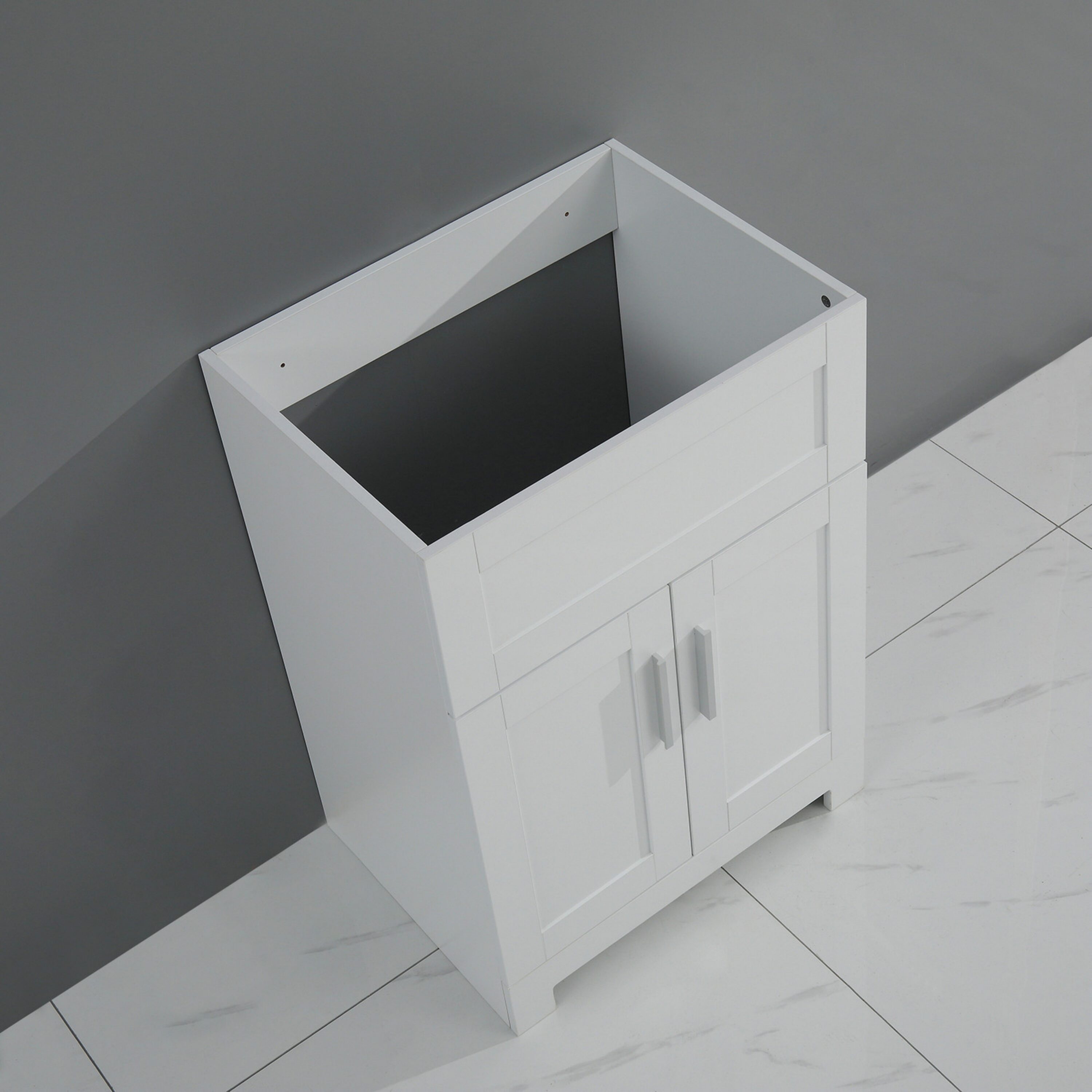 Royal Guard 24-in White Single Sink Bathroom Vanity with White ...