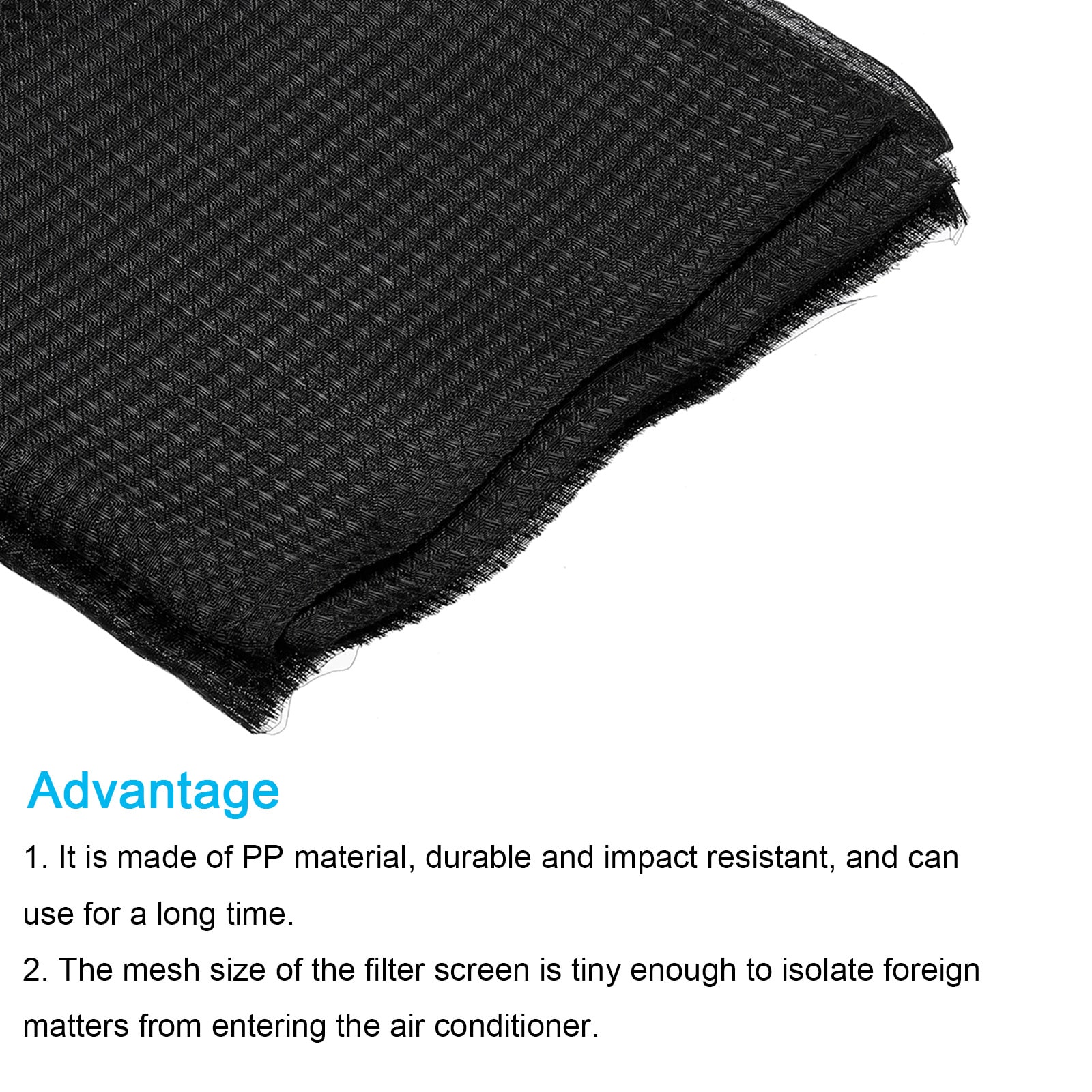 PATIKIL Air Conditioner Air Filter Material Plastic Dustproof Filtering ...