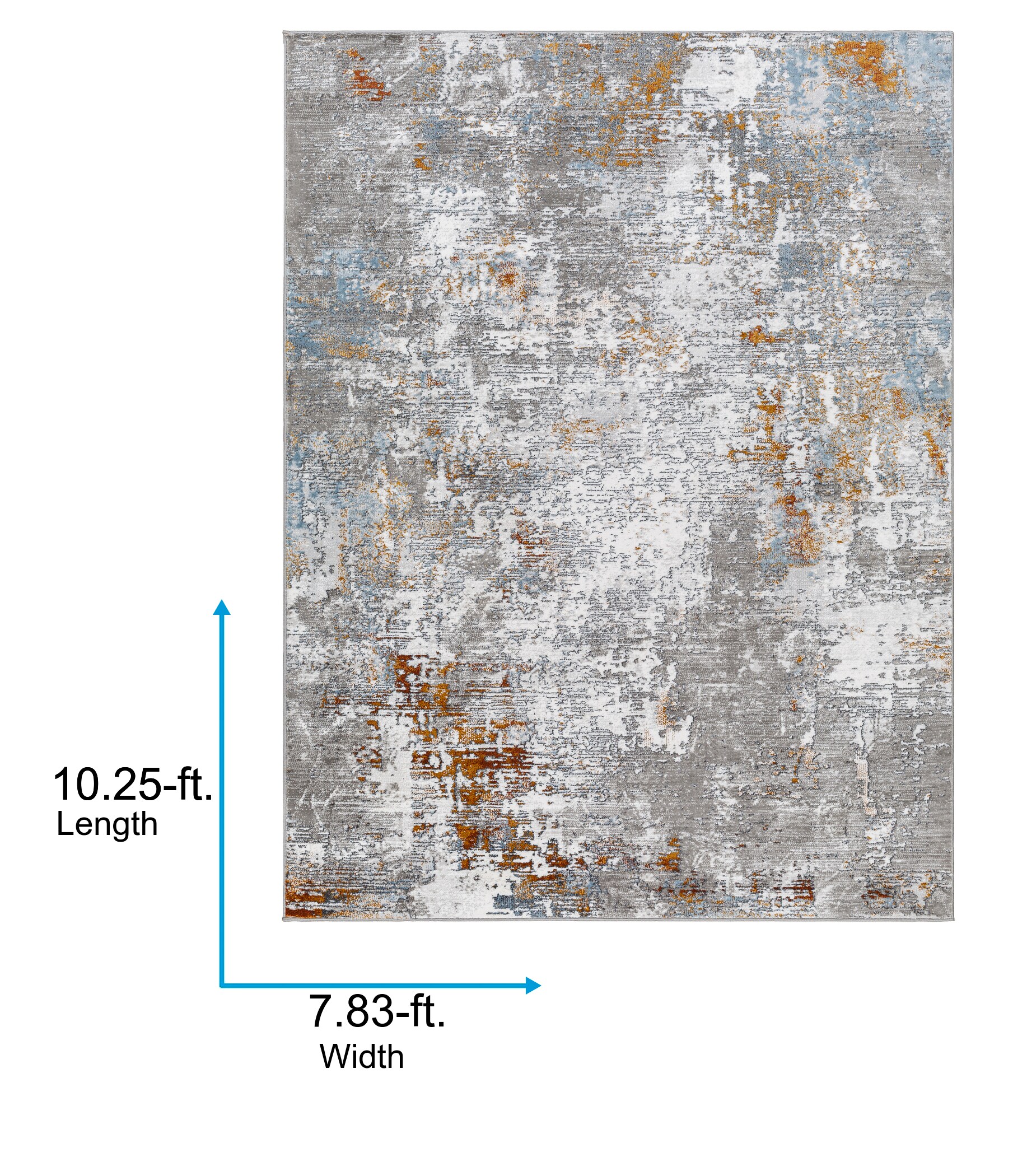 Origin 21 Modern 8 X 10 (ft) Indoor Abstract Area Rug in the Rugs ...
