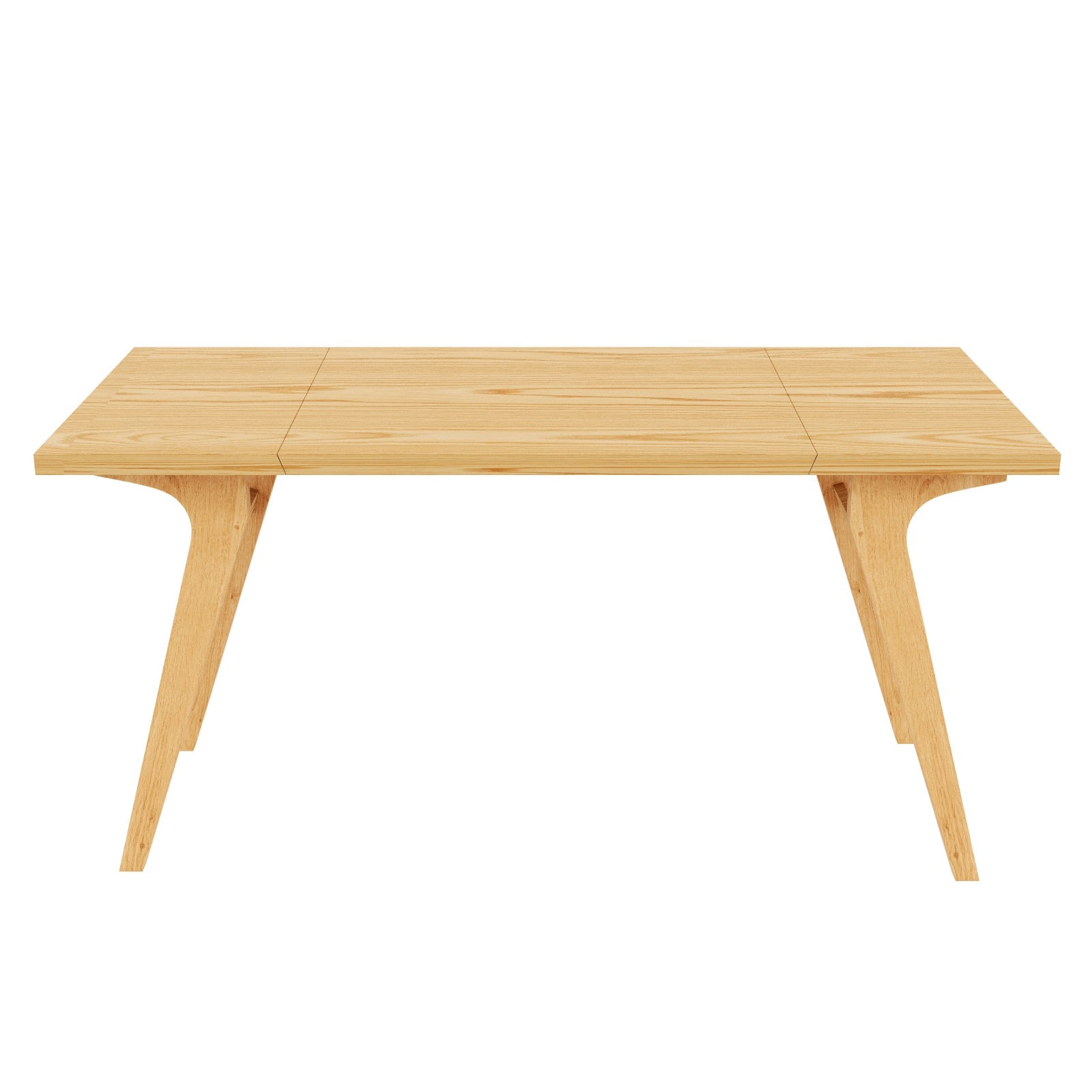 GlasFlength 19.6 Inch Natural Round Fluted Side Table with Storage Soft ...