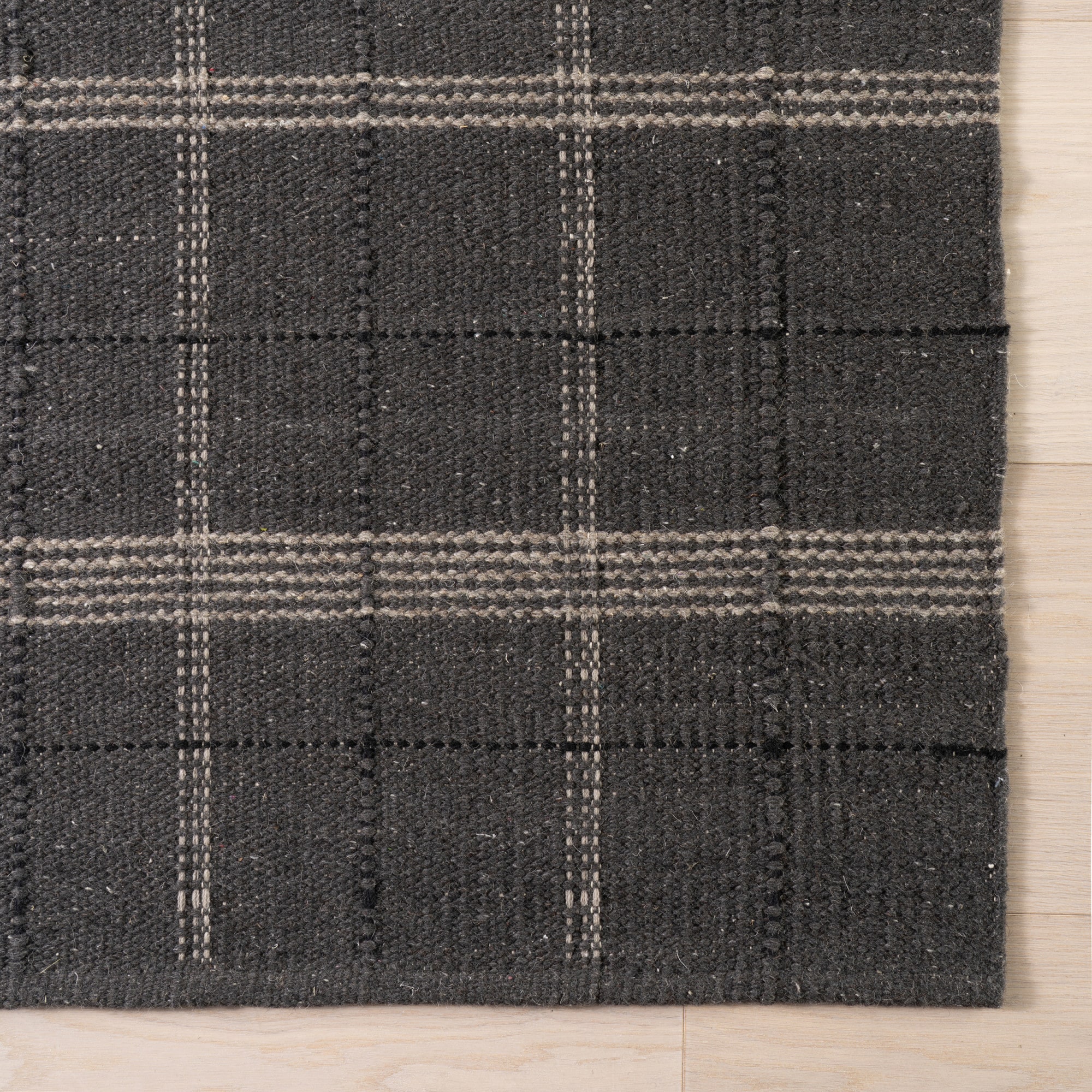 Rugs USA Nate Berkus Downing Plaid Wool Cozy Area Rug in the Rugs ...