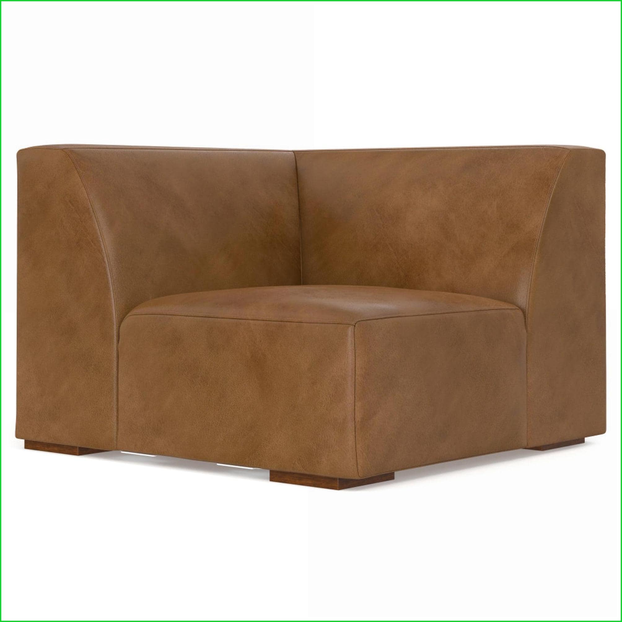 Watnature Modular Sofas Modern Tan Brown Corner Module for Living Rooms ...