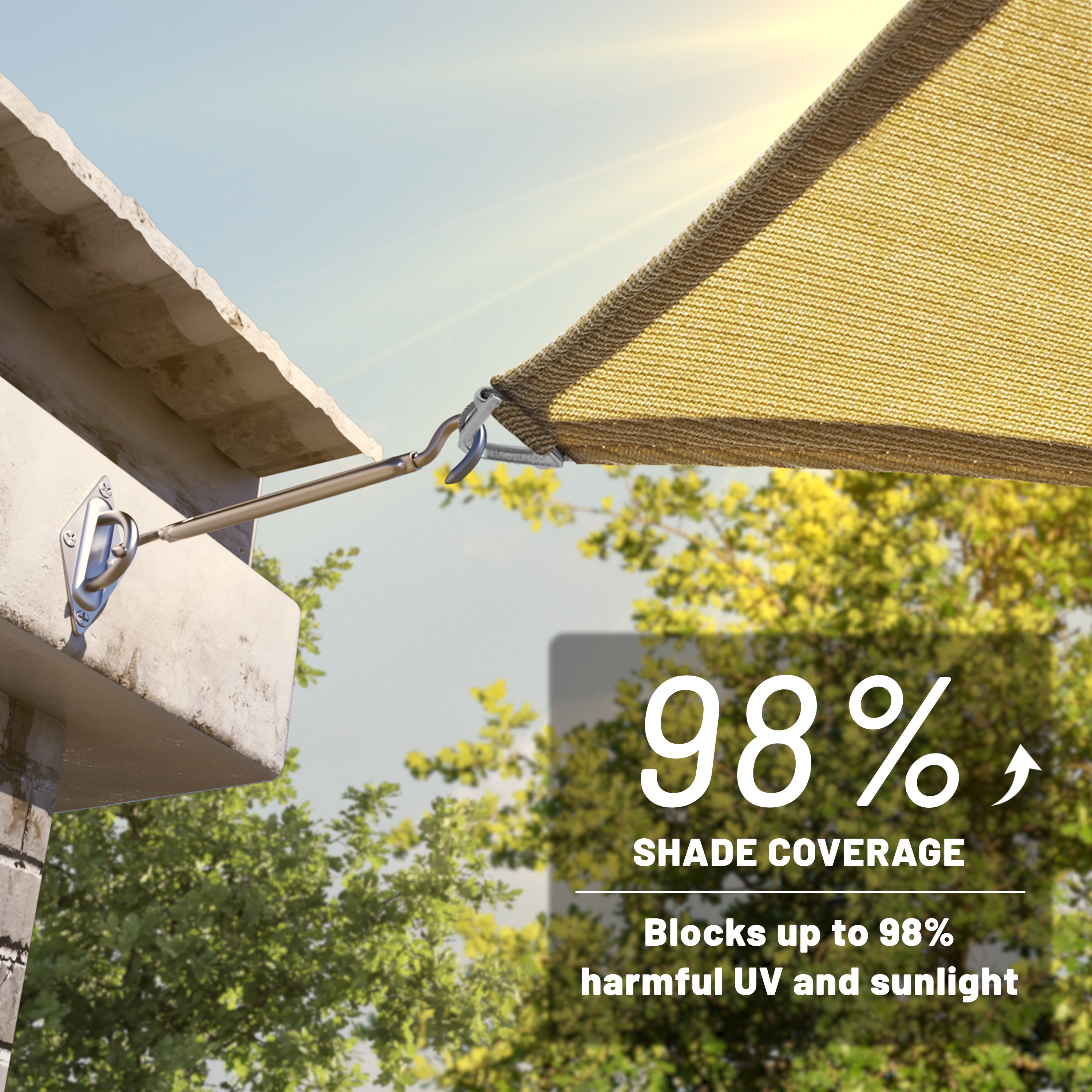 28-Foot-Long Shade Sails & Fabric Near Me at Lowes.com