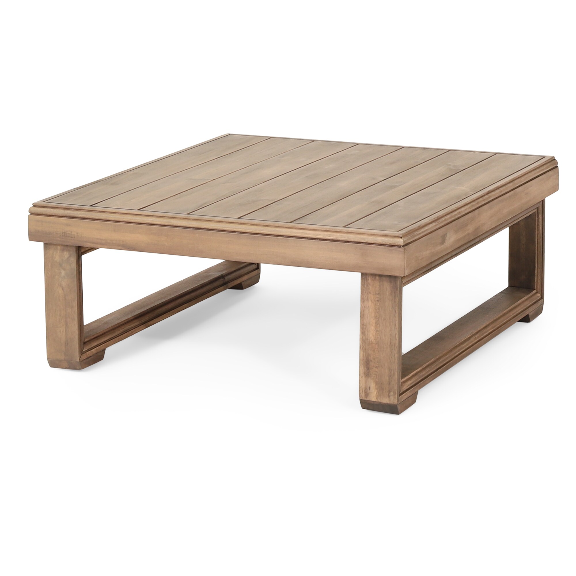Moda Furnishings Belle Square Outdoor Coffee Table 27.5-in W x 27.5-in ...
