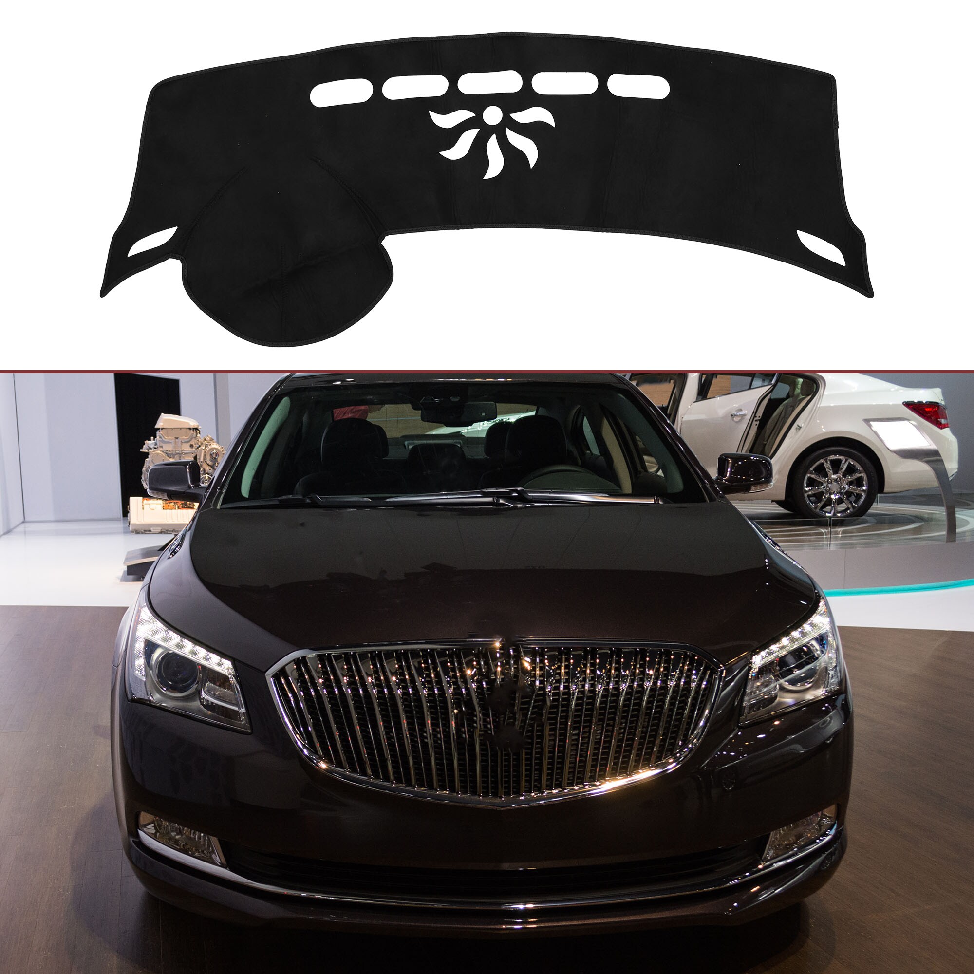 Unique Bargains Dashboard Dash Cover for Buick LaCrosse 2010-2016 ...