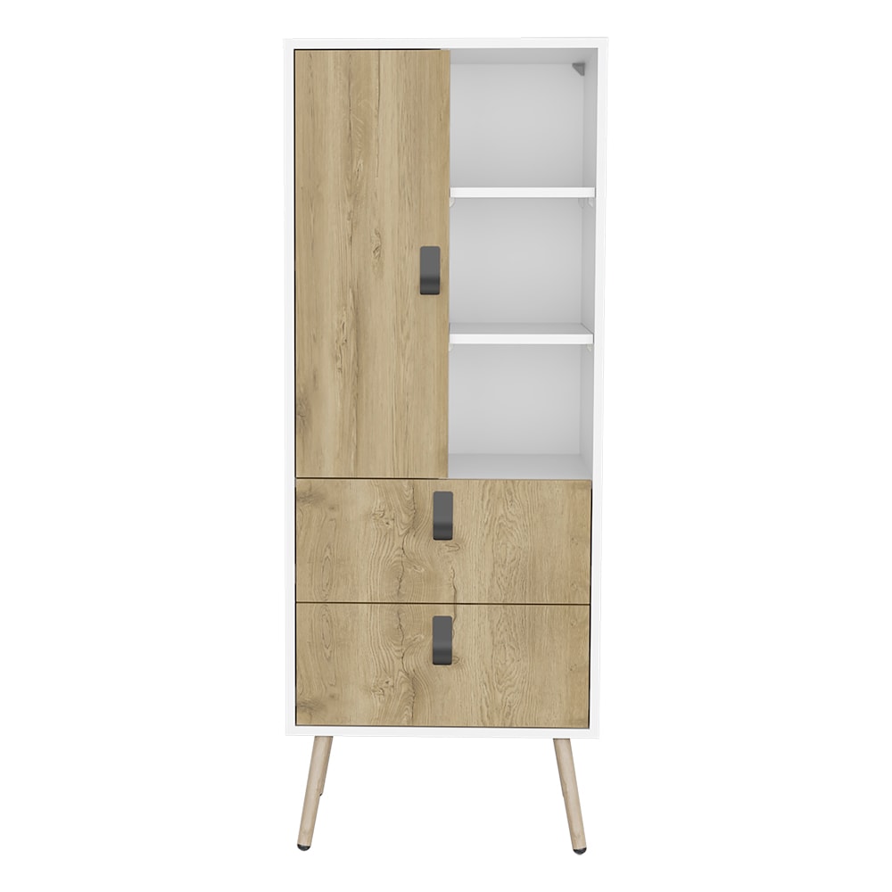 LOVMOR Tall Dresser Magness Bedroom White / Macadamia in the Dressers ...