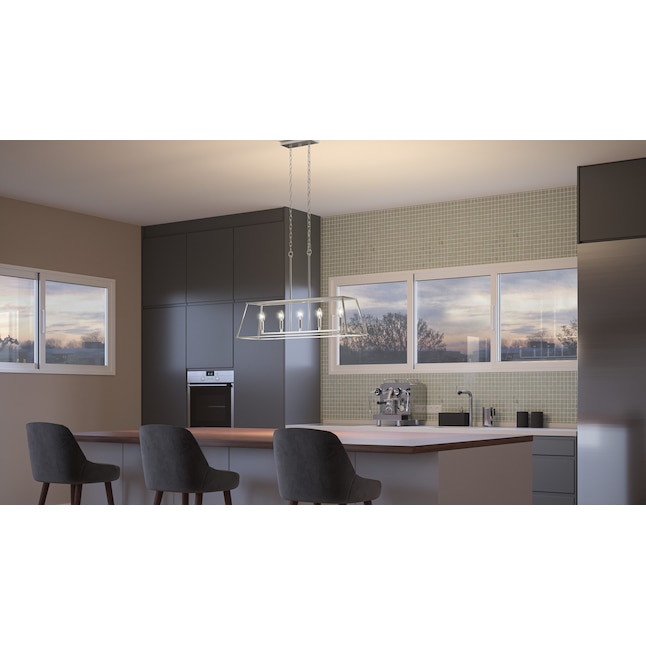 Quoizel Prescott 5-Light Brushed Nickel Transitional Damp Rated ... Quoizel Prescott 5-Light Brushed Nickel Transitional Damp Rated ...