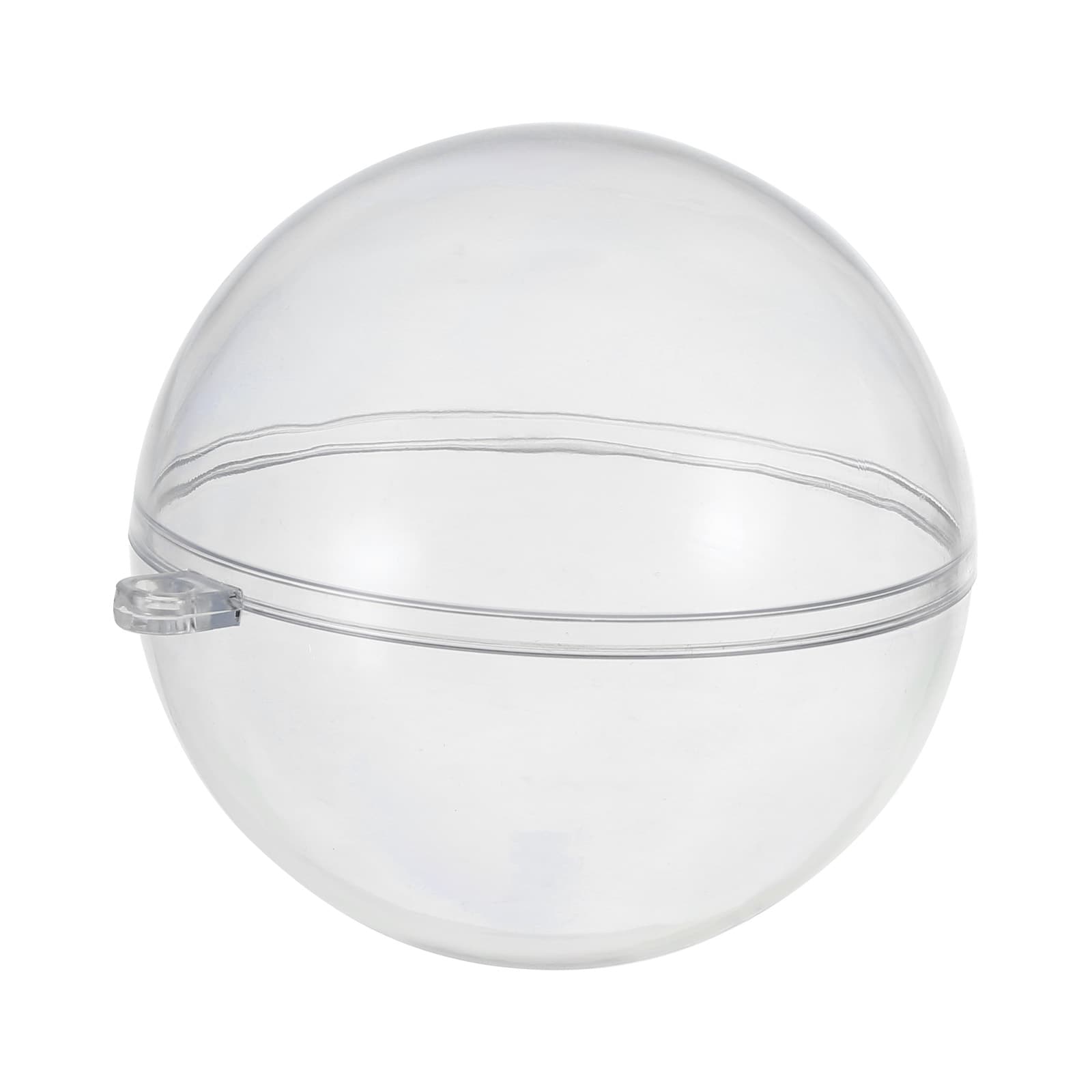 PATIKIL Plastic Ornaments Ball Craft Ball Clear 2.76 Inch for Christmas ...