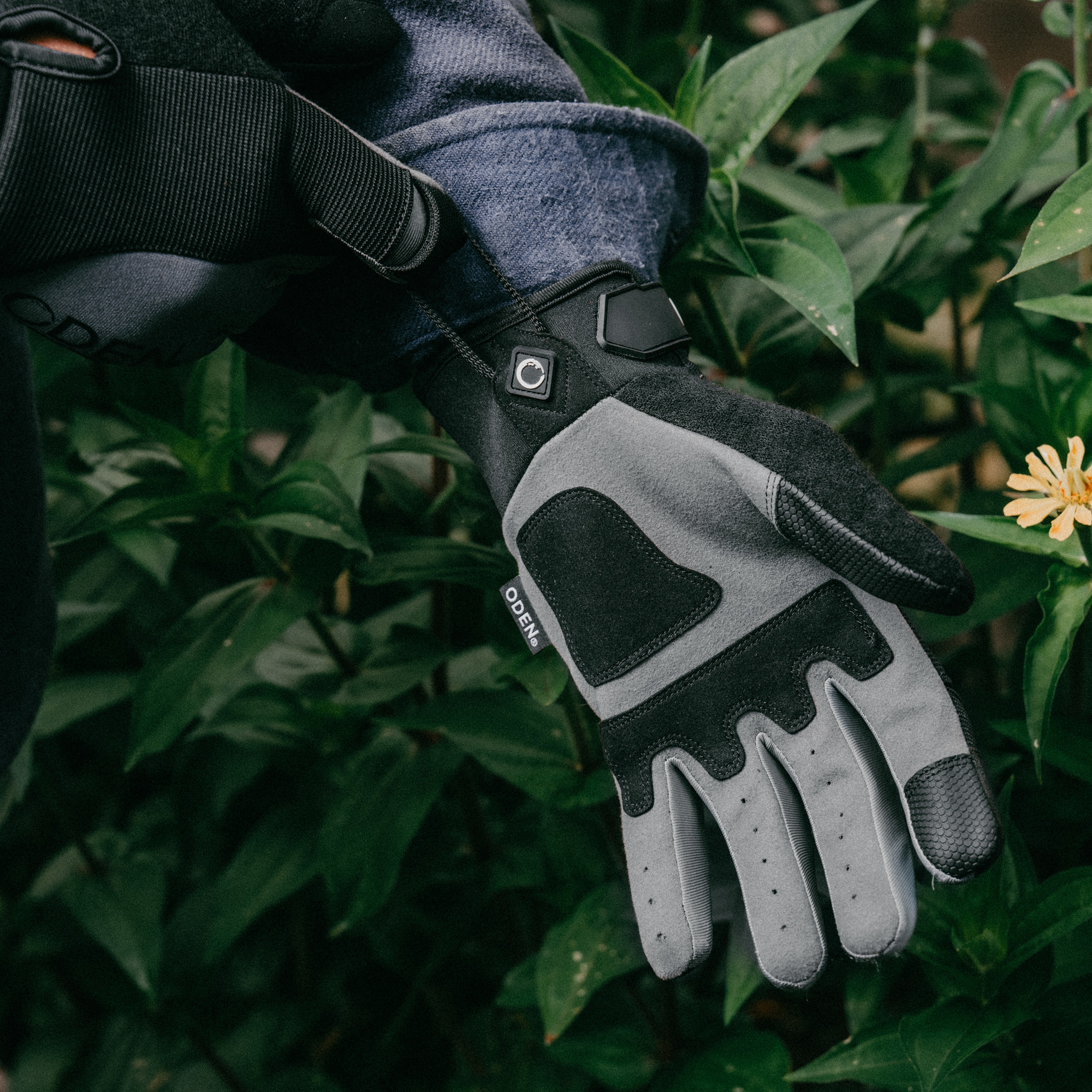 ODEN X-large Gray Synthetic leather Utility Gloves 1 -Pairs in the Work ...