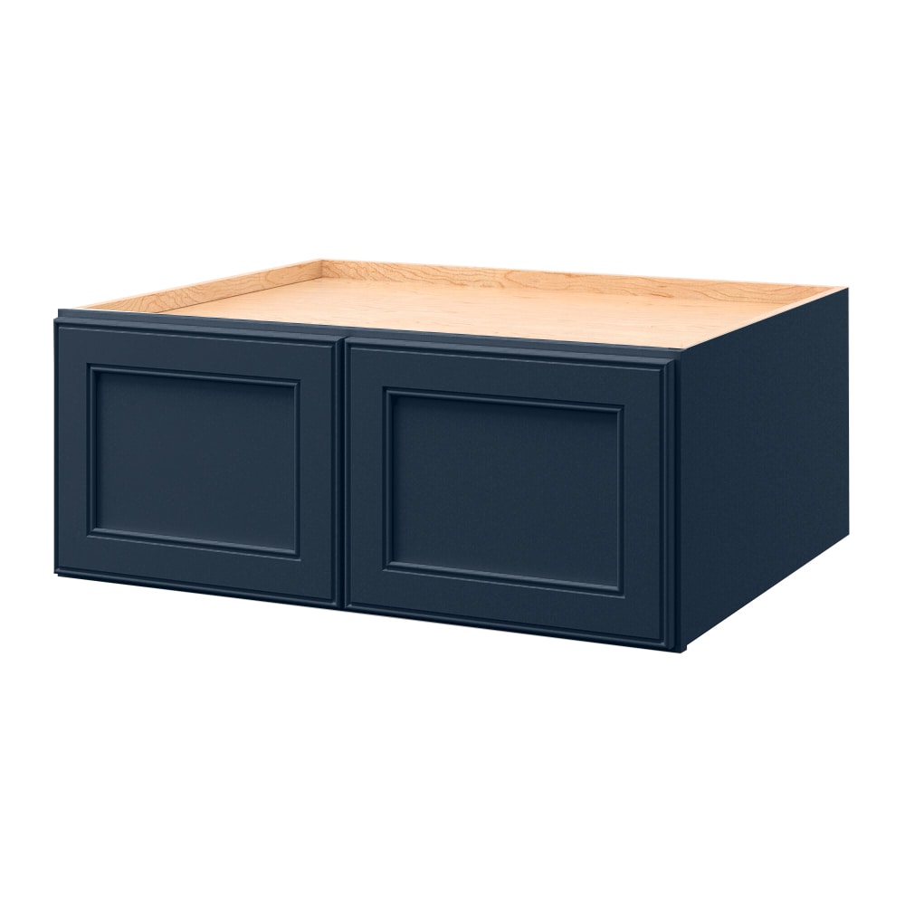 allen + roth Southam 30-in W x 12-in H x 24-in D Navy Painted Wall ...