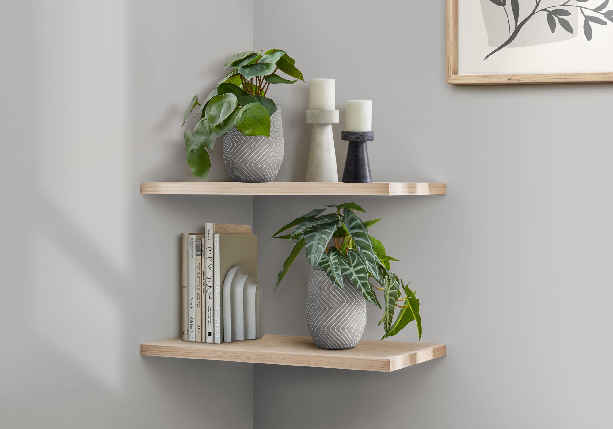 Blisstyle Artificial Plant 8 Inch Tall Alocasia Indoor Faux Fake Table ...