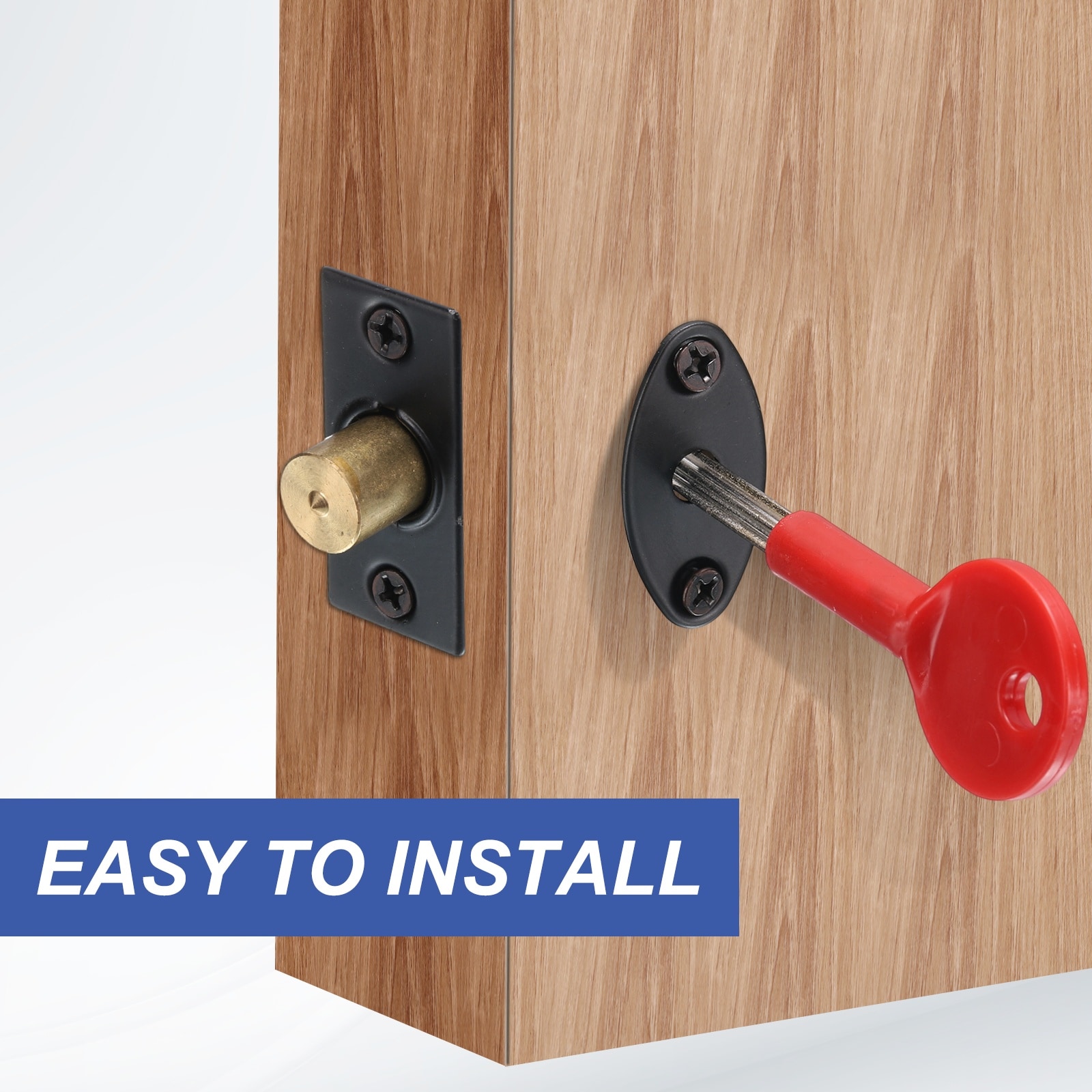 PATIKIL Steel Cylinder Core 16 mm Hidden Mortise Lock Hidden Tube Well ...