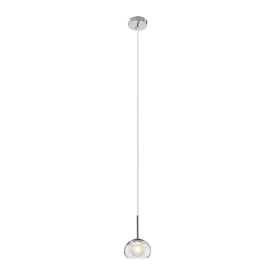 elan Niu Chrome Modern/Contemporary Clear Glass Dome Mini Pendant Light ... elan Niu Chrome Modern/Contemporary Clear Glass Dome Mini Pendant Light ...