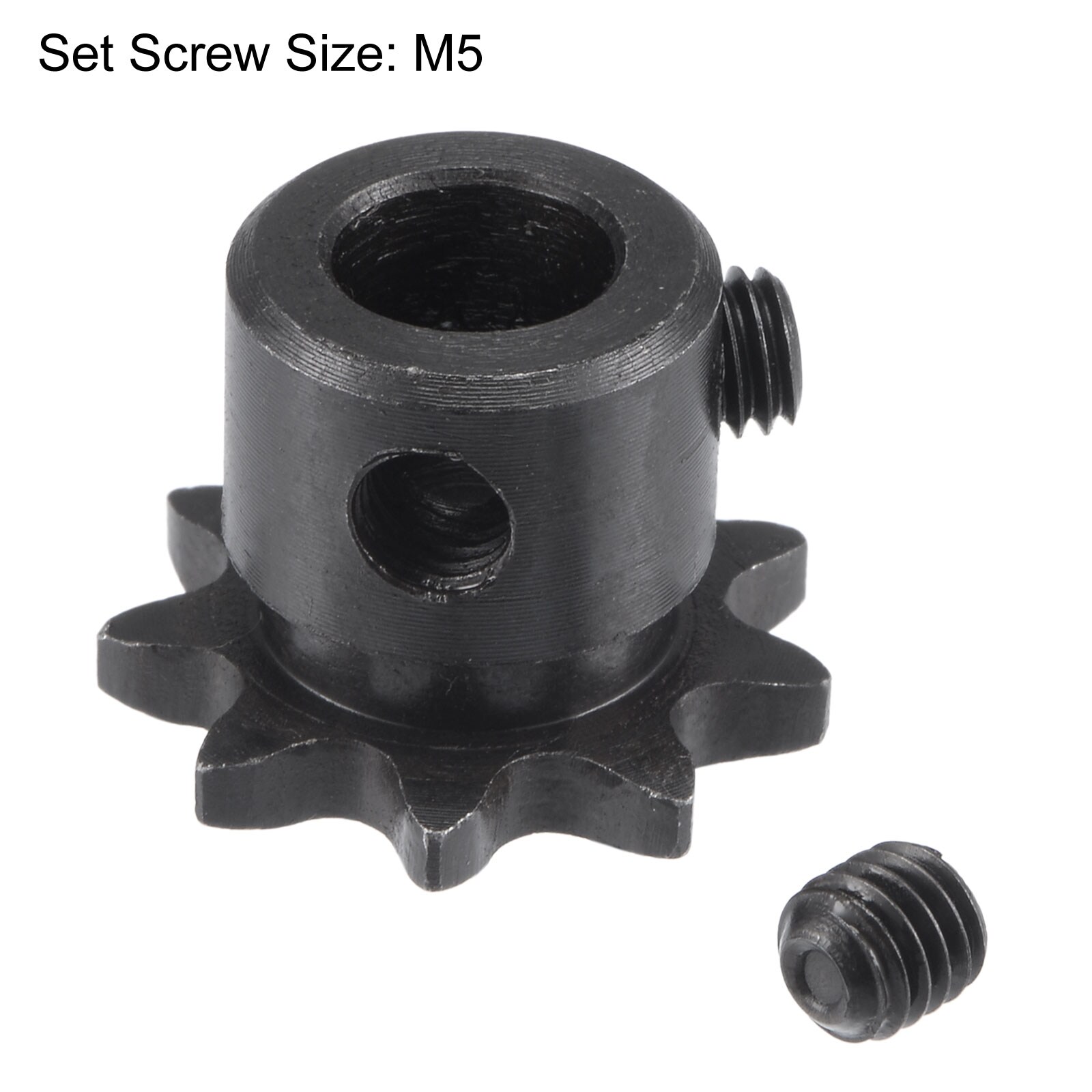 Unique Bargains 9 Tooth Roller Sprocket B Type #25 Chain Single Strand ...