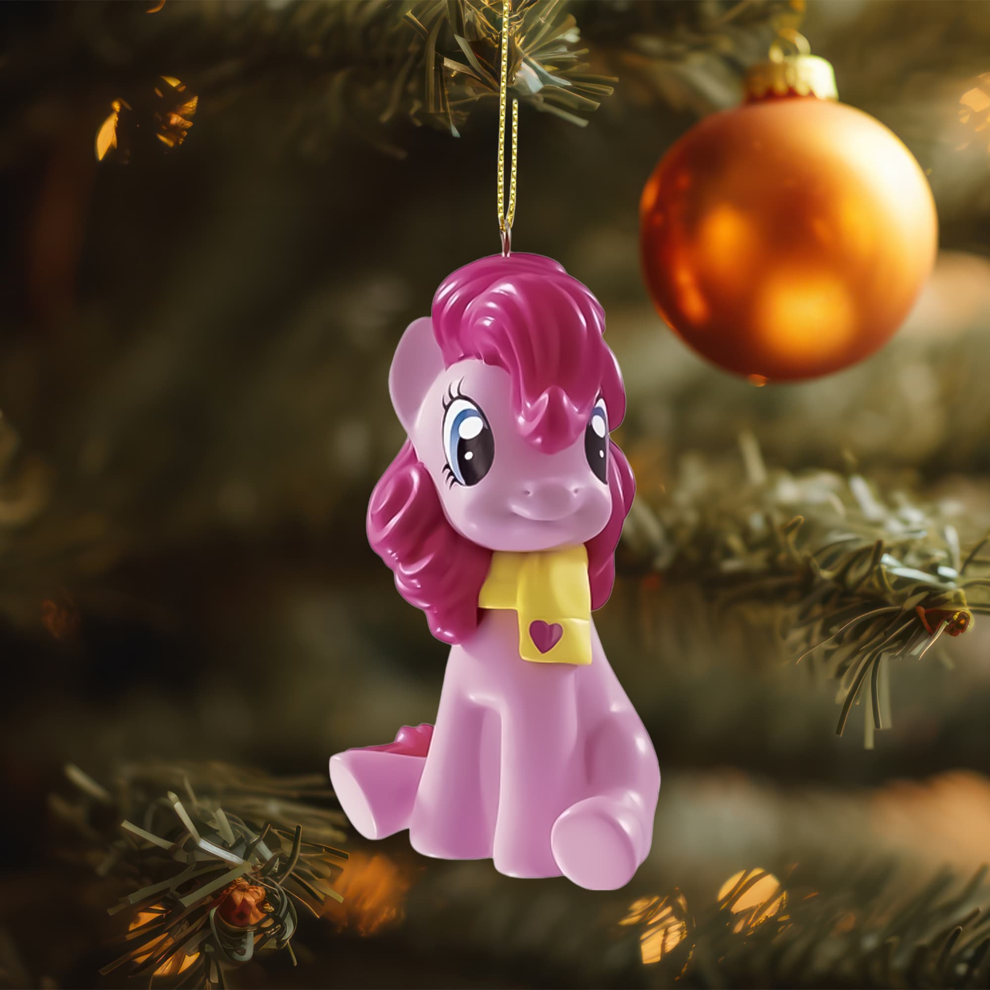 Carlton Cards 3 inch Pink and Yellow My Little Pony Pinkie Pie ...