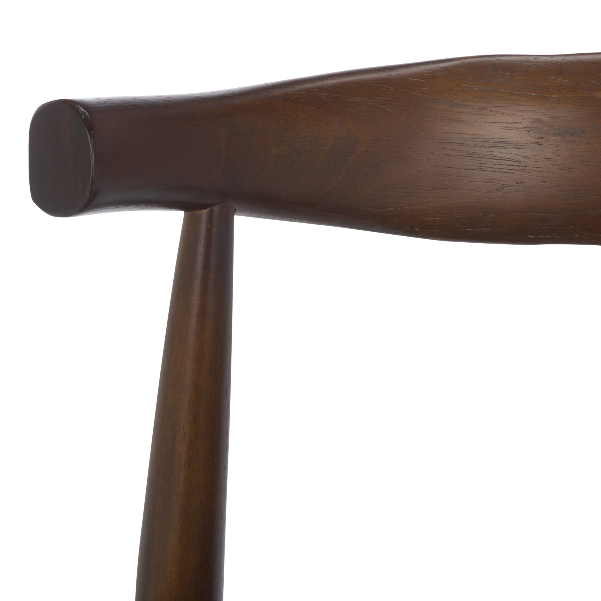 Safavieh Olive/Espresso 24-in H Bar height Upholstered Wood Bar Stool ...