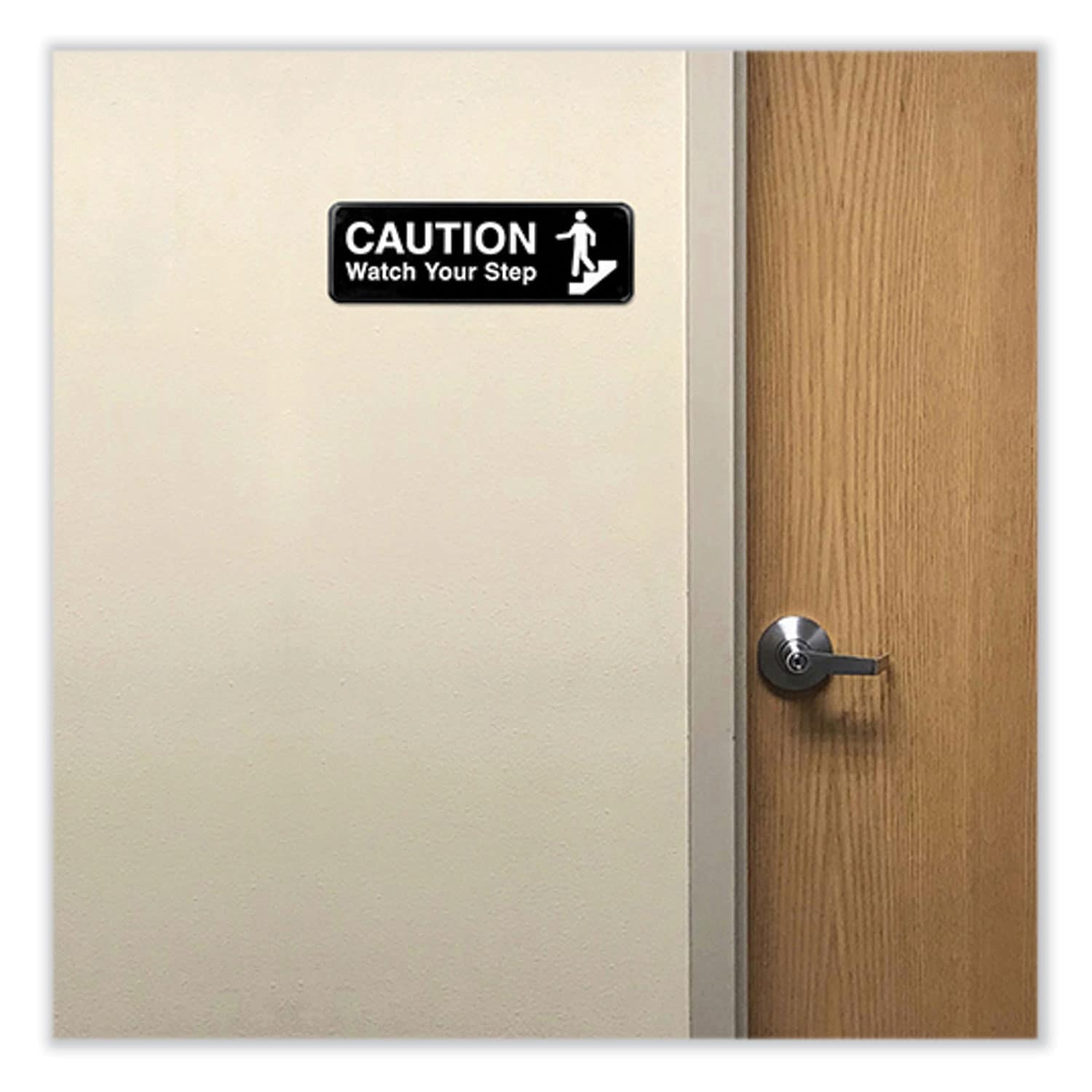 Excello Global Products Caution Watch Your Step Indoor/Outdoor Wall ...