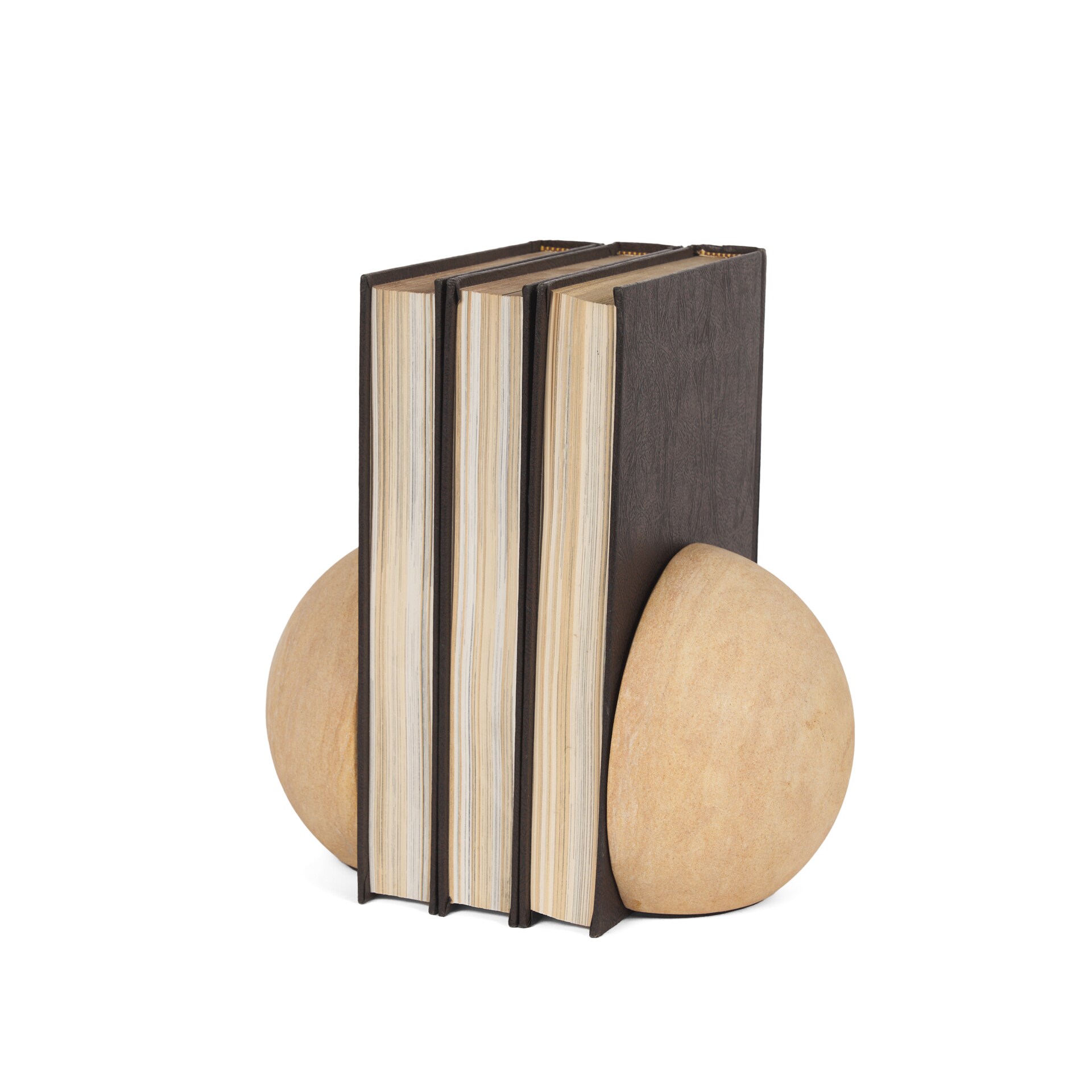 Mercana Brown Stone Farmhouse Decorative bookends in the Decorative ...