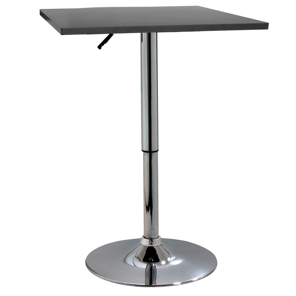 AmeriHome Classic Wood Top Bistro Table Square in the Dining Tables ...