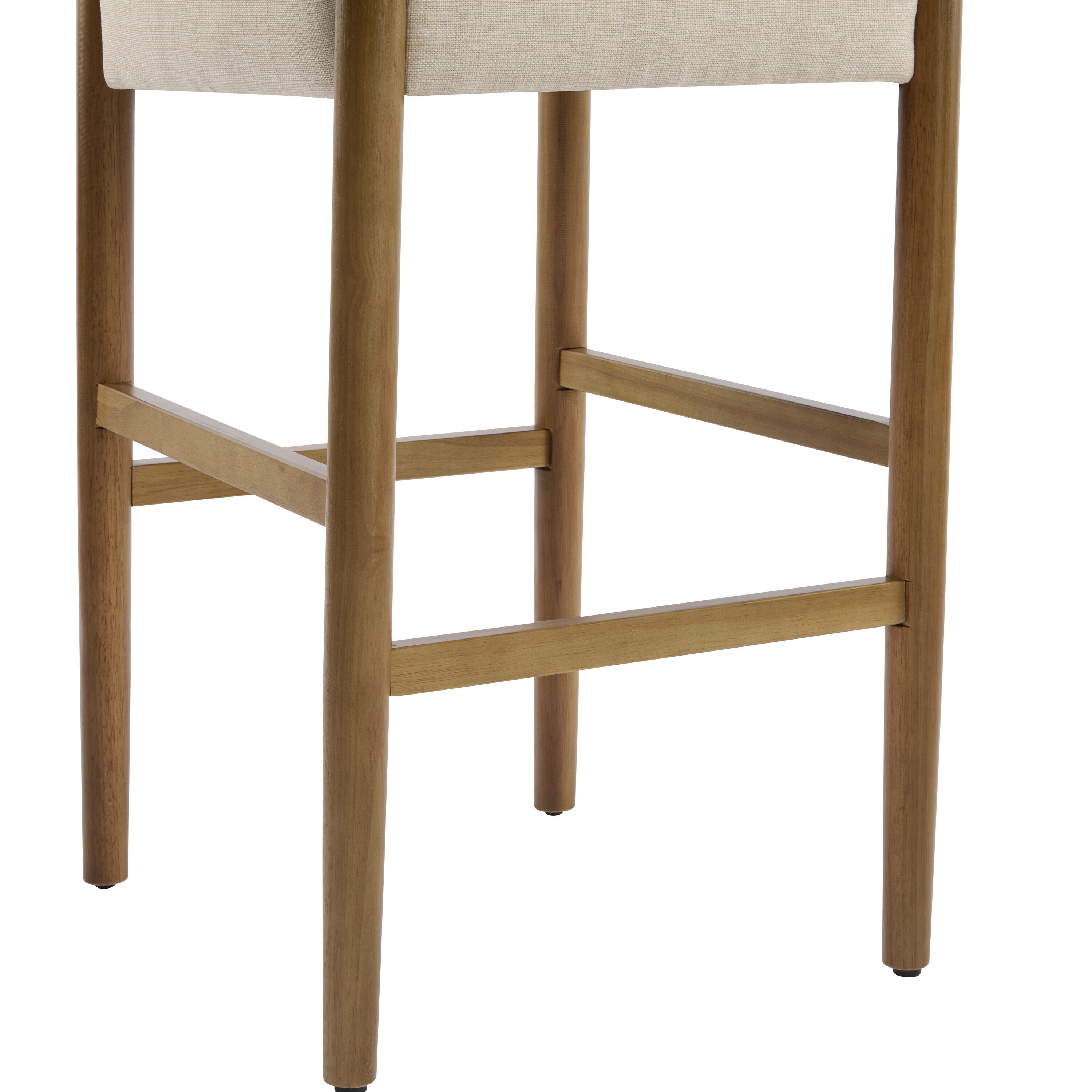 Christopher Knight Home 28.5 inches Solid Wood Bar Stool with Polyester ...