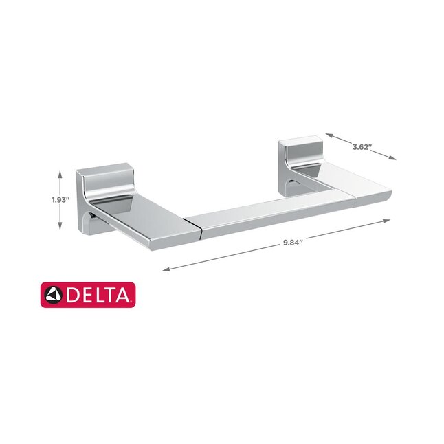 Delta Pivotal 8-in Polished Chrome Wall Mount Single Towel Bar at Lowes.com Delta Pivotal 8-in Polished Chrome Wall Mount Single Towel Bar at Lowes.com