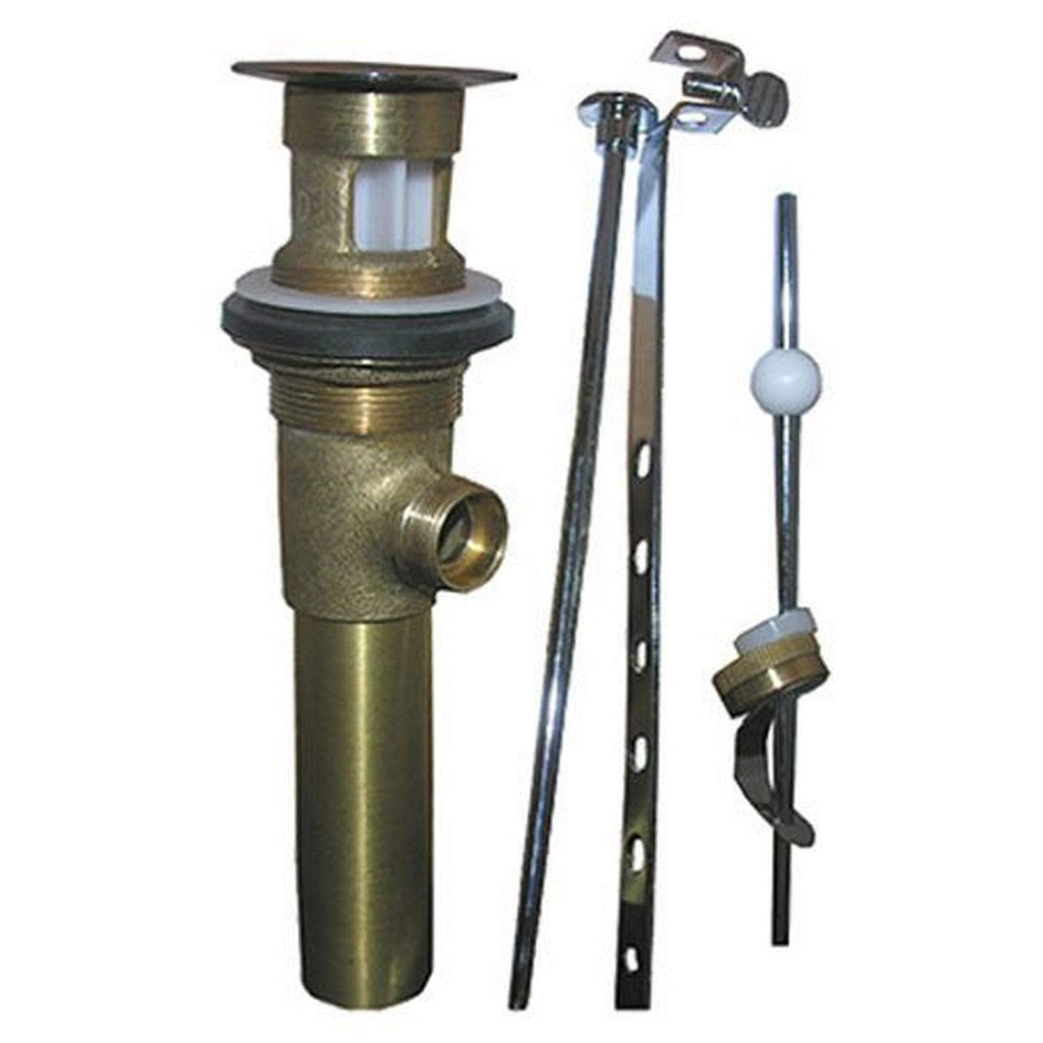 LASCO 03-4621 1-1/4-inch Chrome Brass Lavatory Pop-Up Drain Assembly in ...