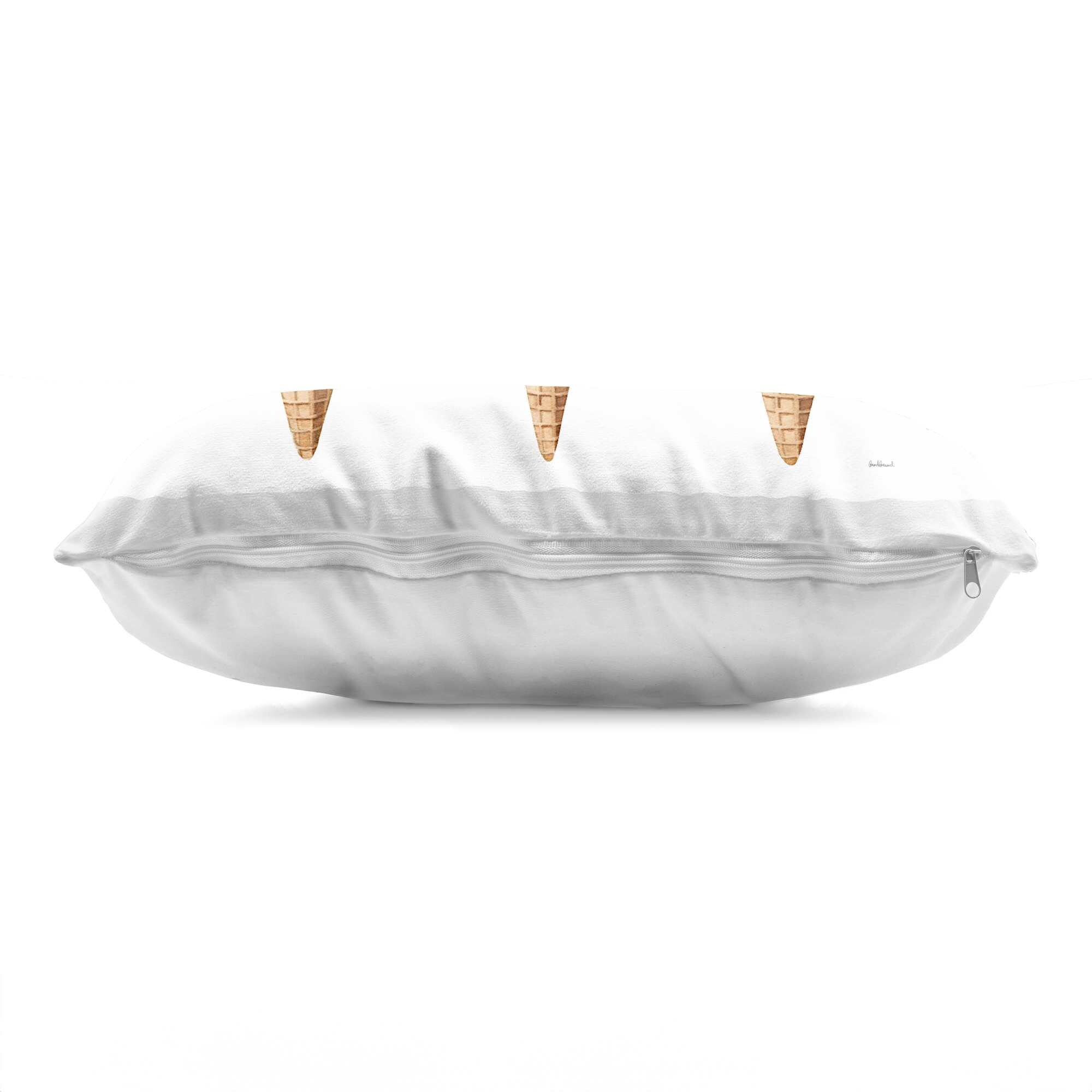 Stupell Industries Chocolate Glam Ice Cream Cones Decorative Printed ...