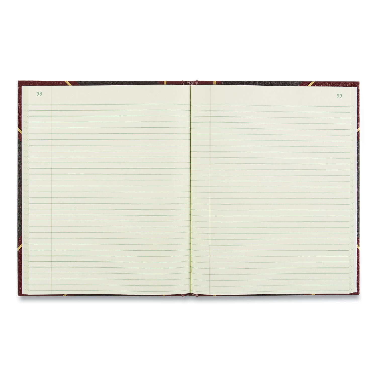 National Brand Texthide Eye Ease Record Book Black burgundy gold Cover ...