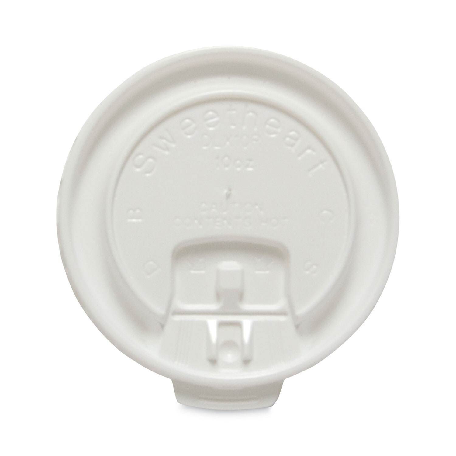 Dart Lift Back and Lock Tab Cup Lids for Foam Cups Fits 10 oz Solo ...